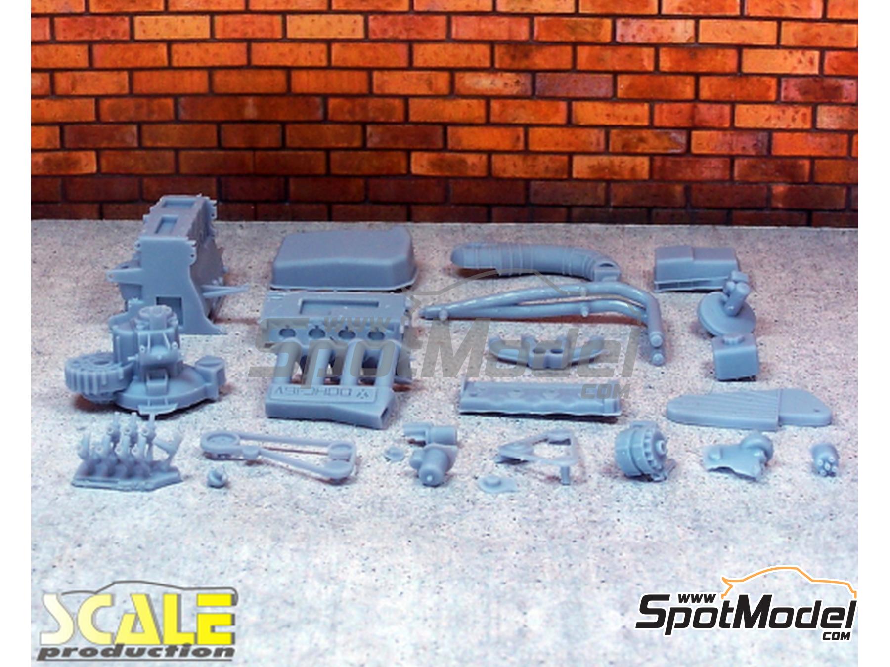 Scale Production SPTK24065-BLACK: Engine 1/24 scale - Volkswagen 1.8L ...