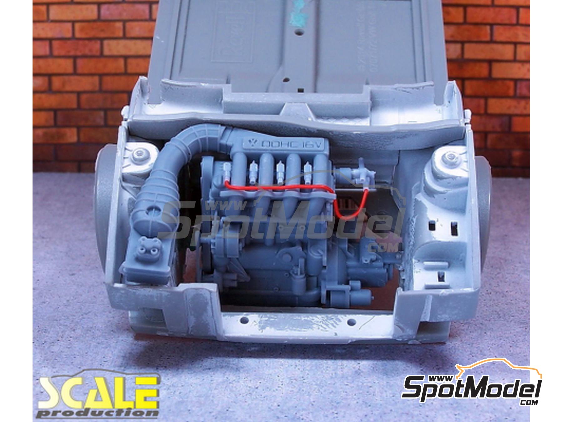 Scale Production SPTK24065-BLACK: Engine 1/24 scale - Volkswagen 1.8L ...