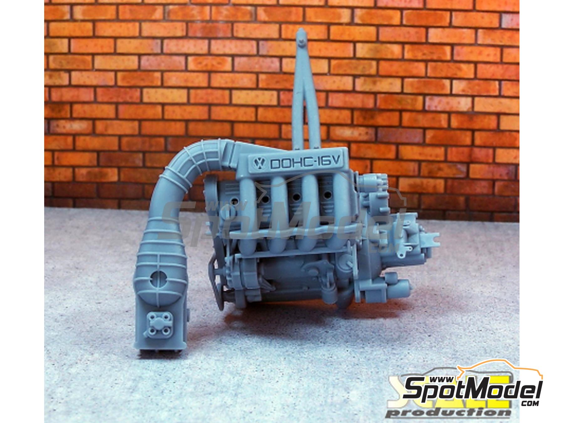 Scale Production SPTK24065-BLACK: Engine 1/24 scale - Volkswagen 1.8L ...