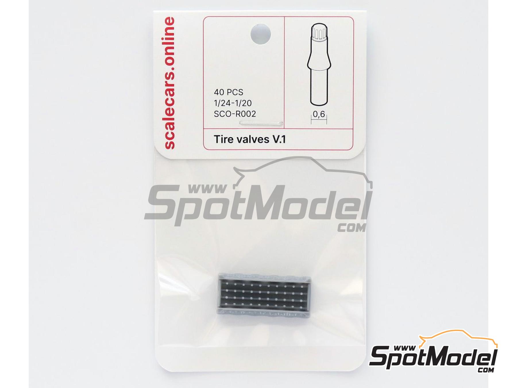 Scalecars.Online SCO-R002: Air valve 1/24 scale - Tire valves - type 1 ...