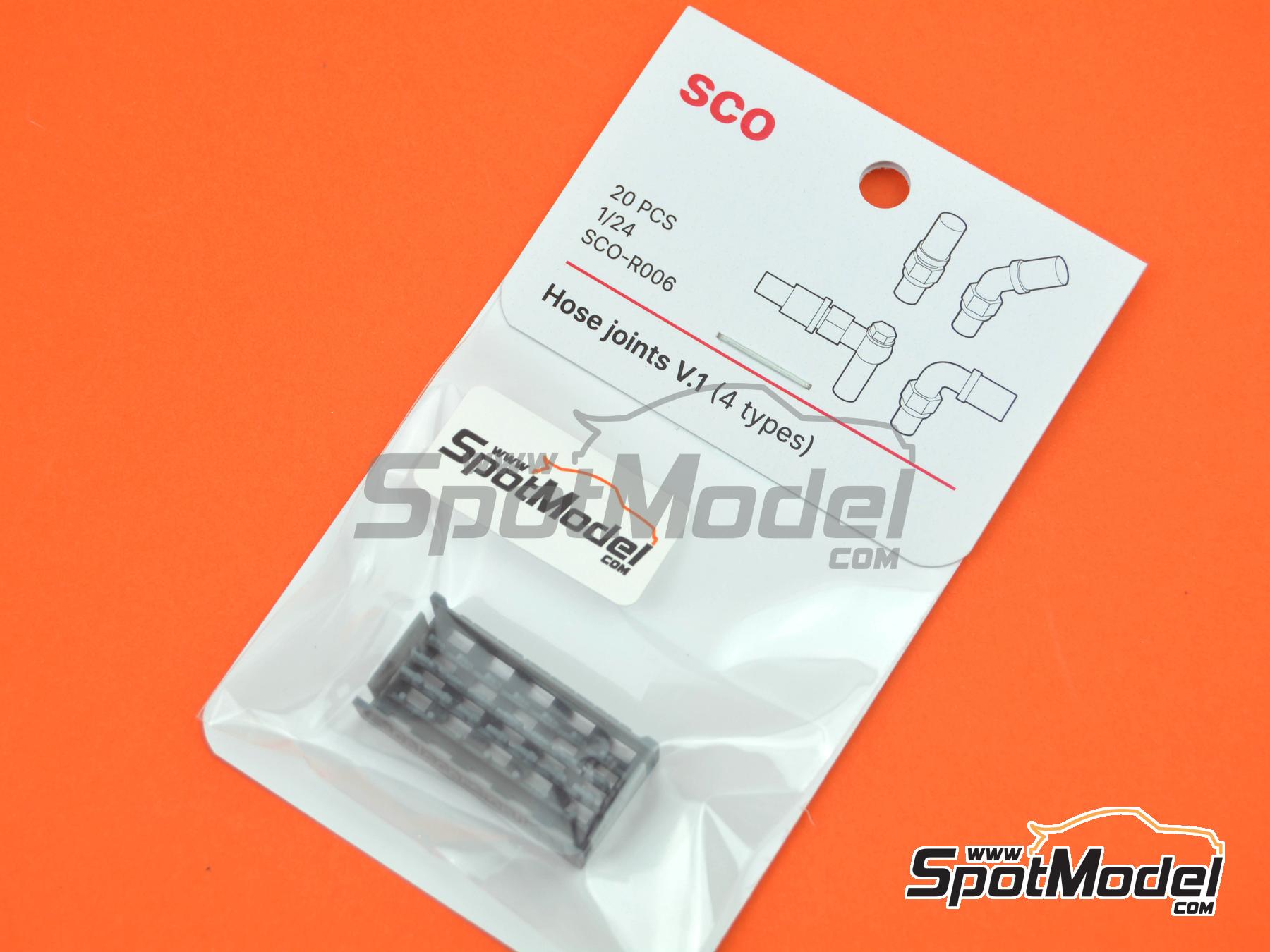 Scalecars.Online SCO-R006: Hose joints 1/24 scale - Hose joints V.1 ...