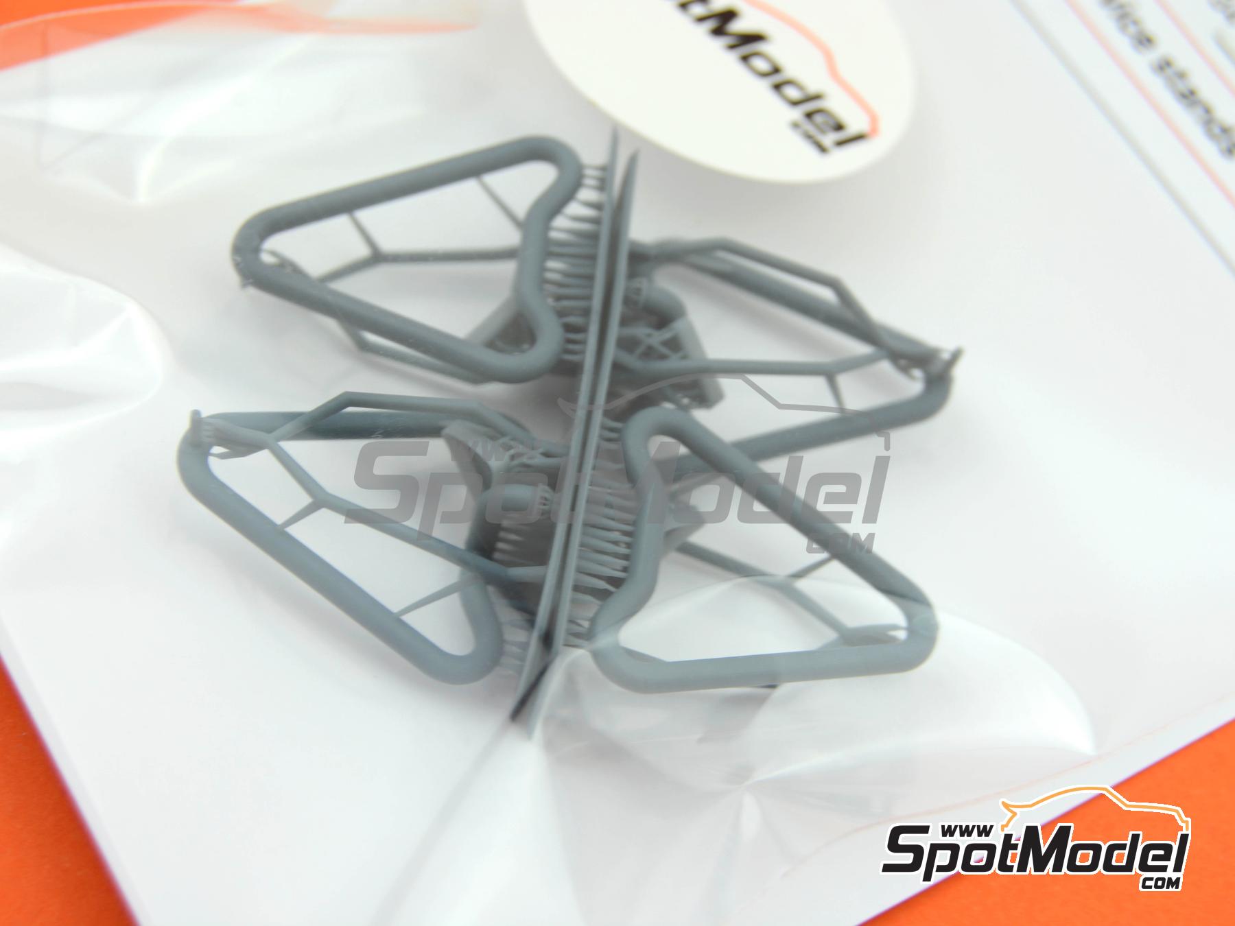 Scalecars.Online SCO-R034: Detail 1/24 scale - Service stands type 2 ...