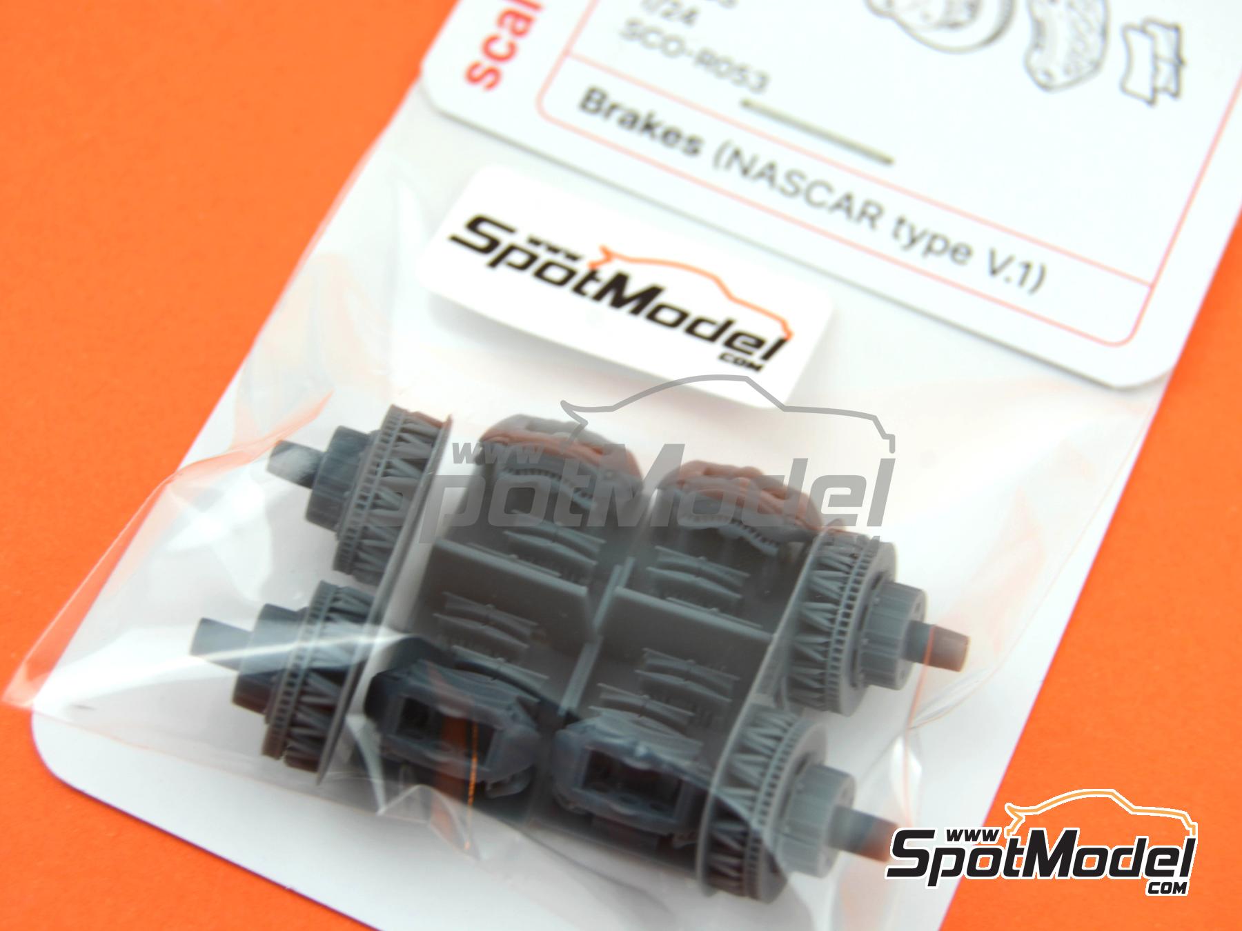 Scalecars.Online SCO-R053: Brakes 1/24 scale - Brakes NASCAR Type 1 ...