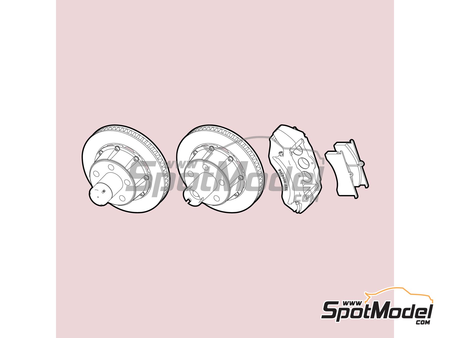 Scalecars.Online SCO-R054: Brakes 1/24 scale - Brakes NASCAR Type 2 ...