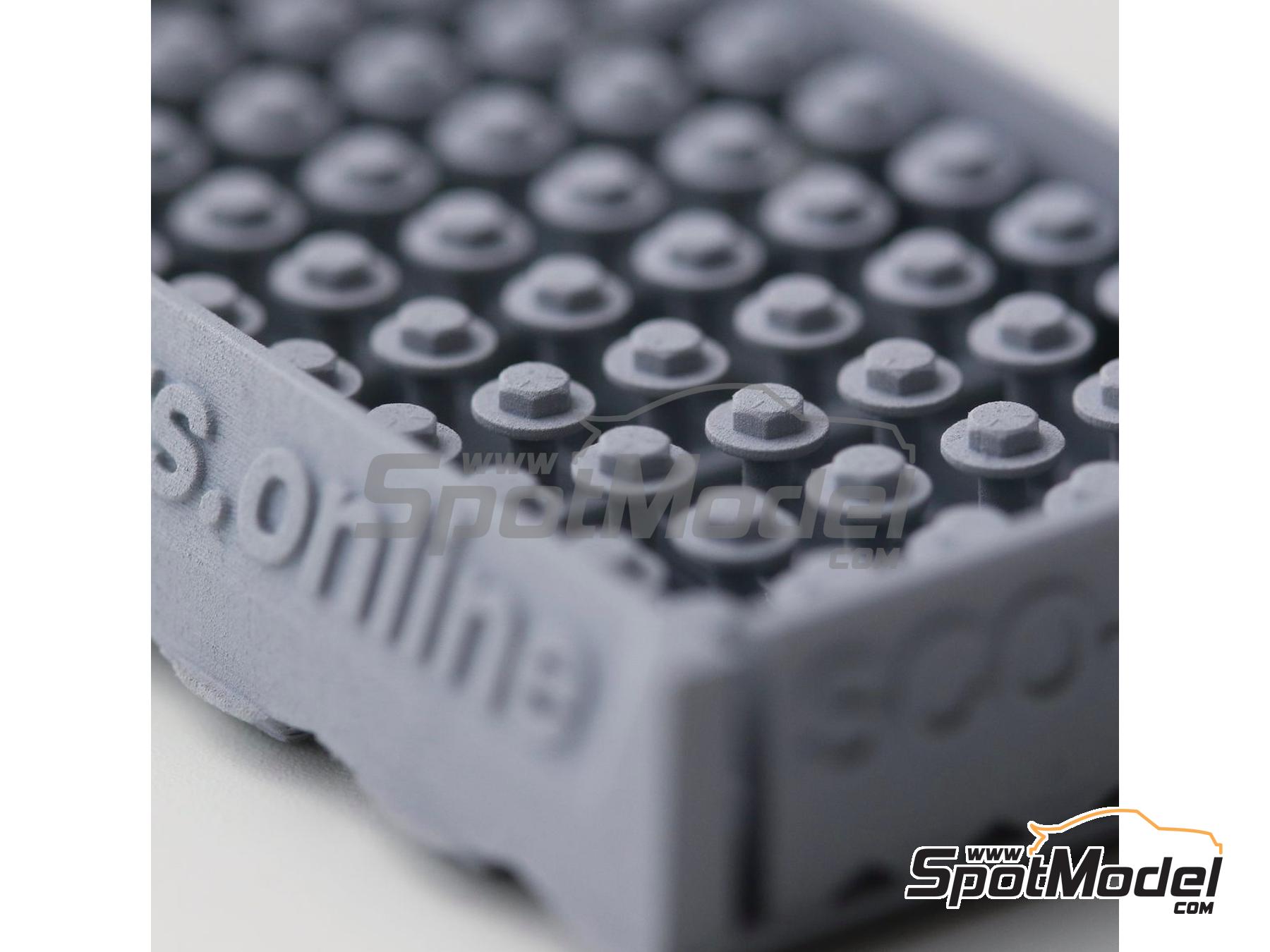 Scalecars.Online SCO-R058: Fasteners 1/24 scale - Hexagonal bolts V.6 ...