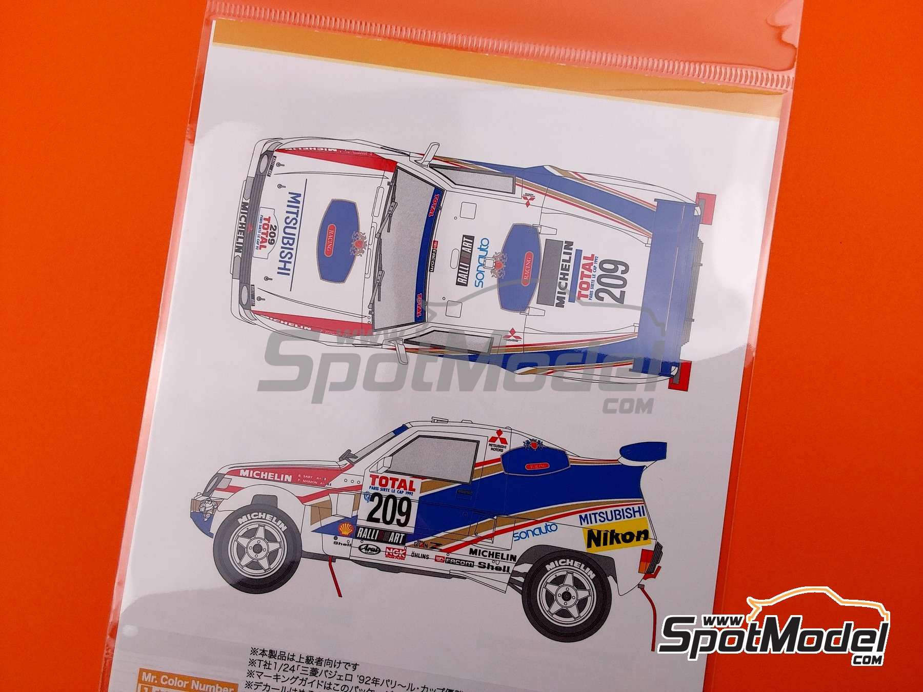 Shunko Models SHK-D298SE: Marking / livery 1/24 scale - Mitsubishi ...