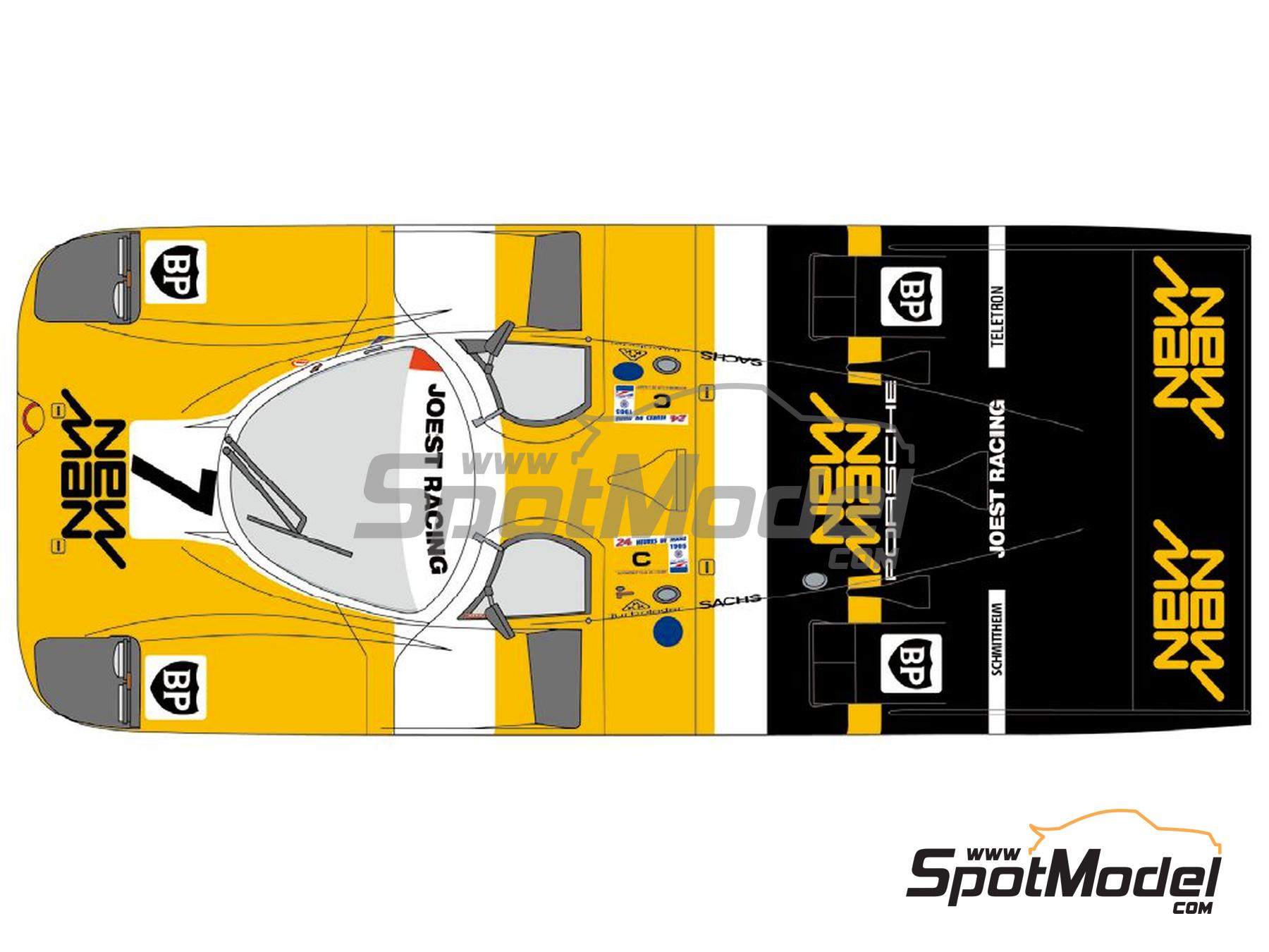 Shunko Models SHK-D501: Marking / livery 1/24 scale - Porsche 956B ...