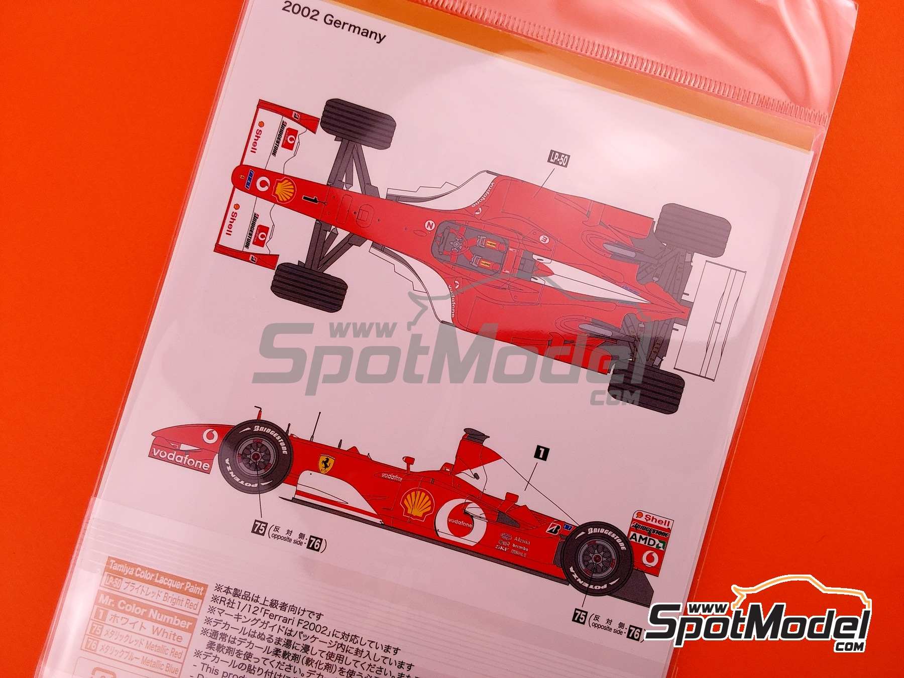 Shunko Models SHK-D506: Marking / livery 1/12 scale - Ferrari F2002 ...