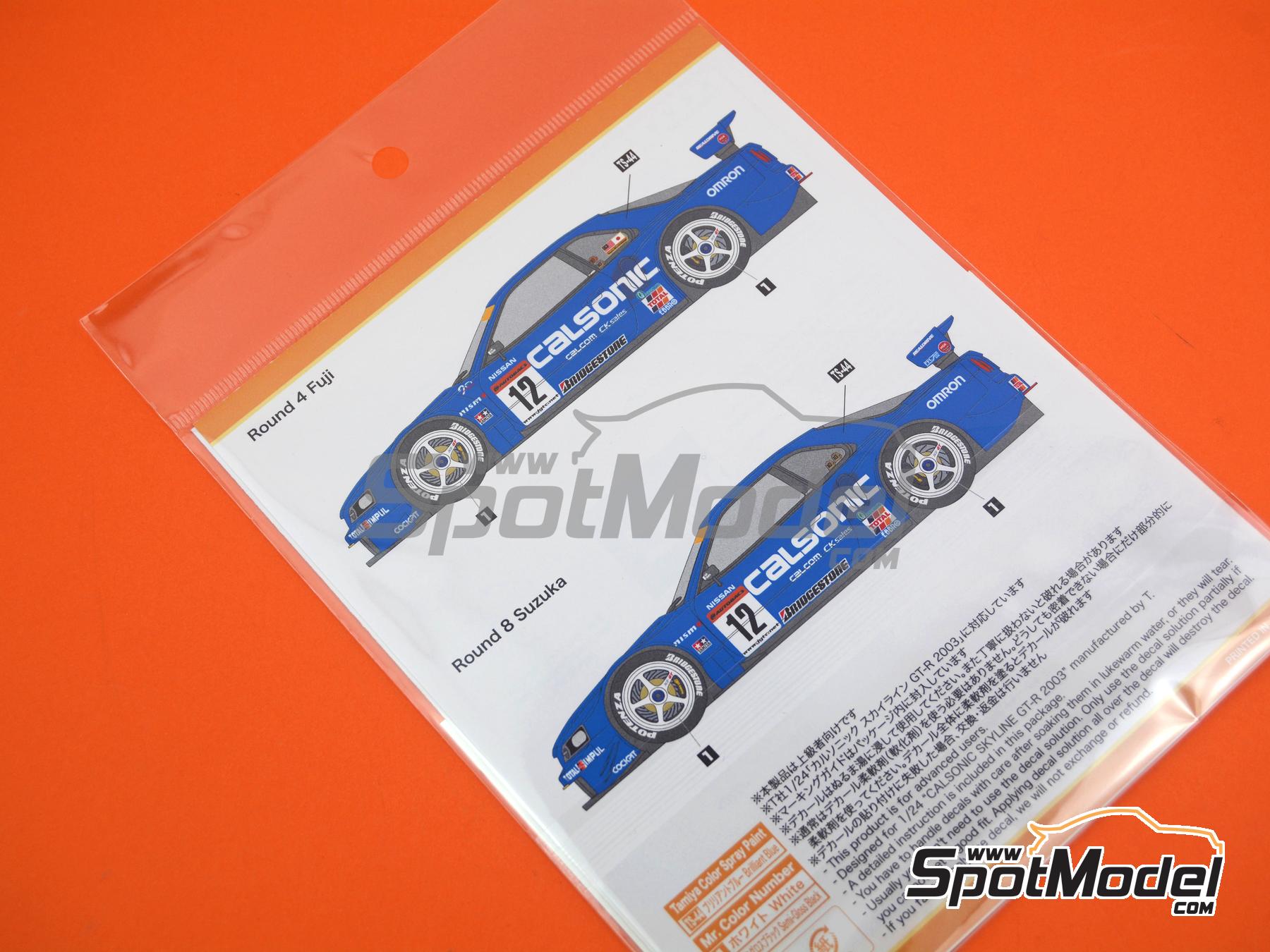 Shunko Models SHK-D524: Marking / livery 1/24 scale - Nissan Skyline GT ...