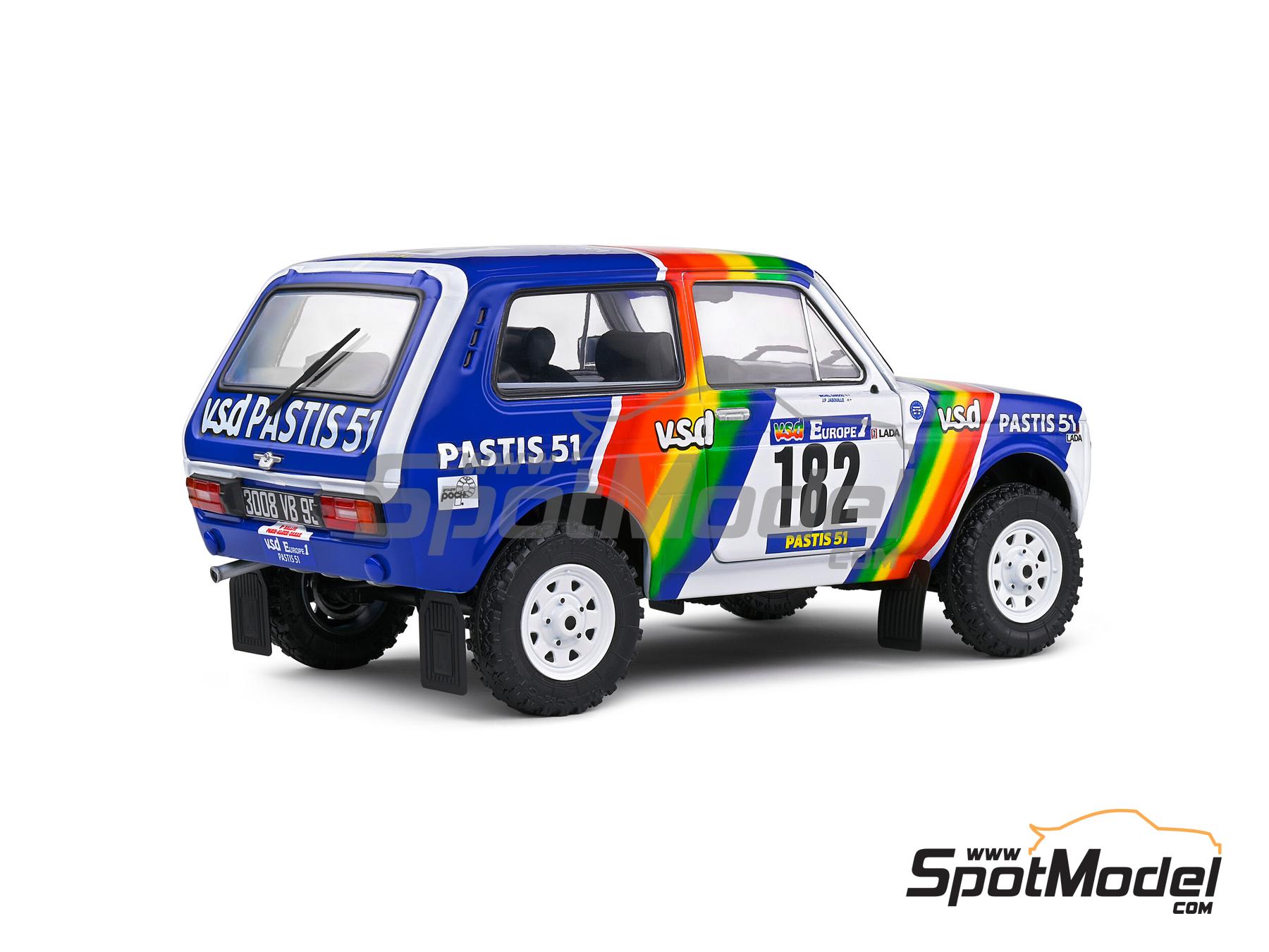 Solido S1807305: Diecast model car 1/18 scale - Lada Niva sponsored by ...