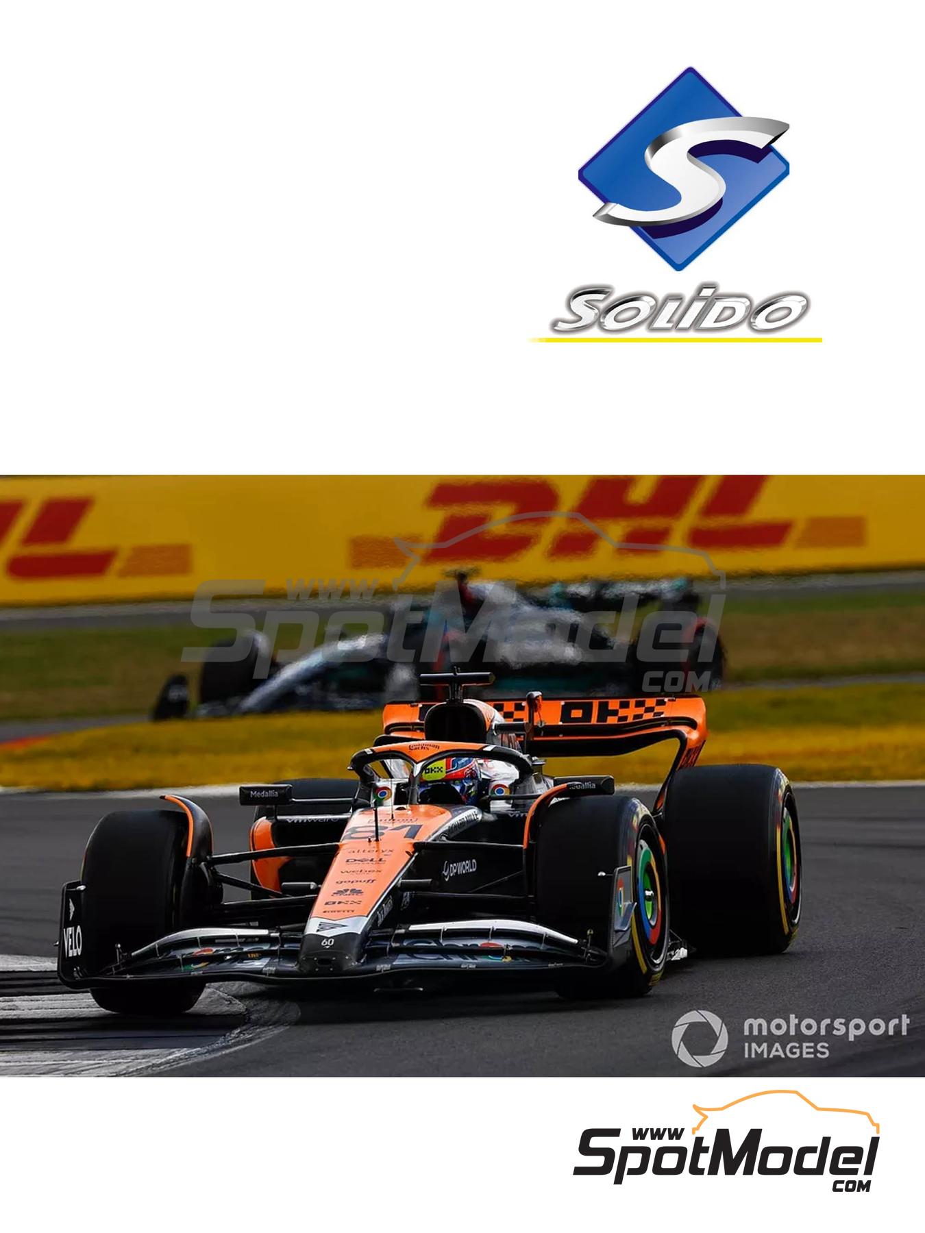 Solido S1811202: Diecast model car 1/18 scale - McLaren Mercedes MCL60 ...
