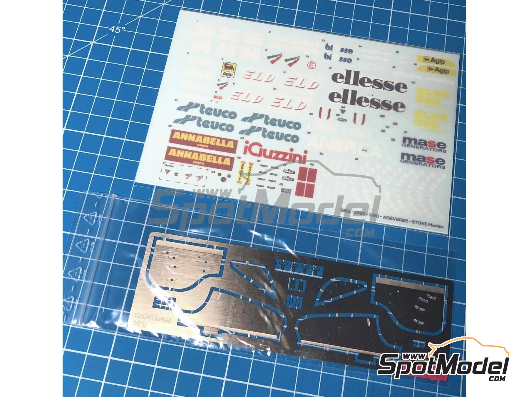 Stone Models A021/2022: Car scale model kit 1/20 scale - Andrea Moda ...