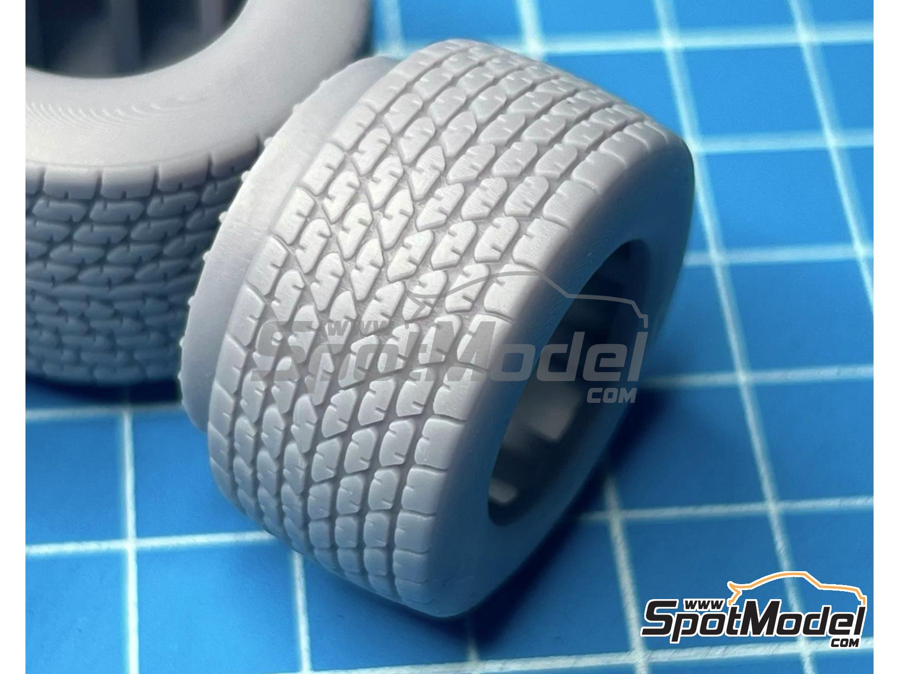 Stone Models A048/2024: Tyre set 1/20 scale - Symmetric rain tires for ...