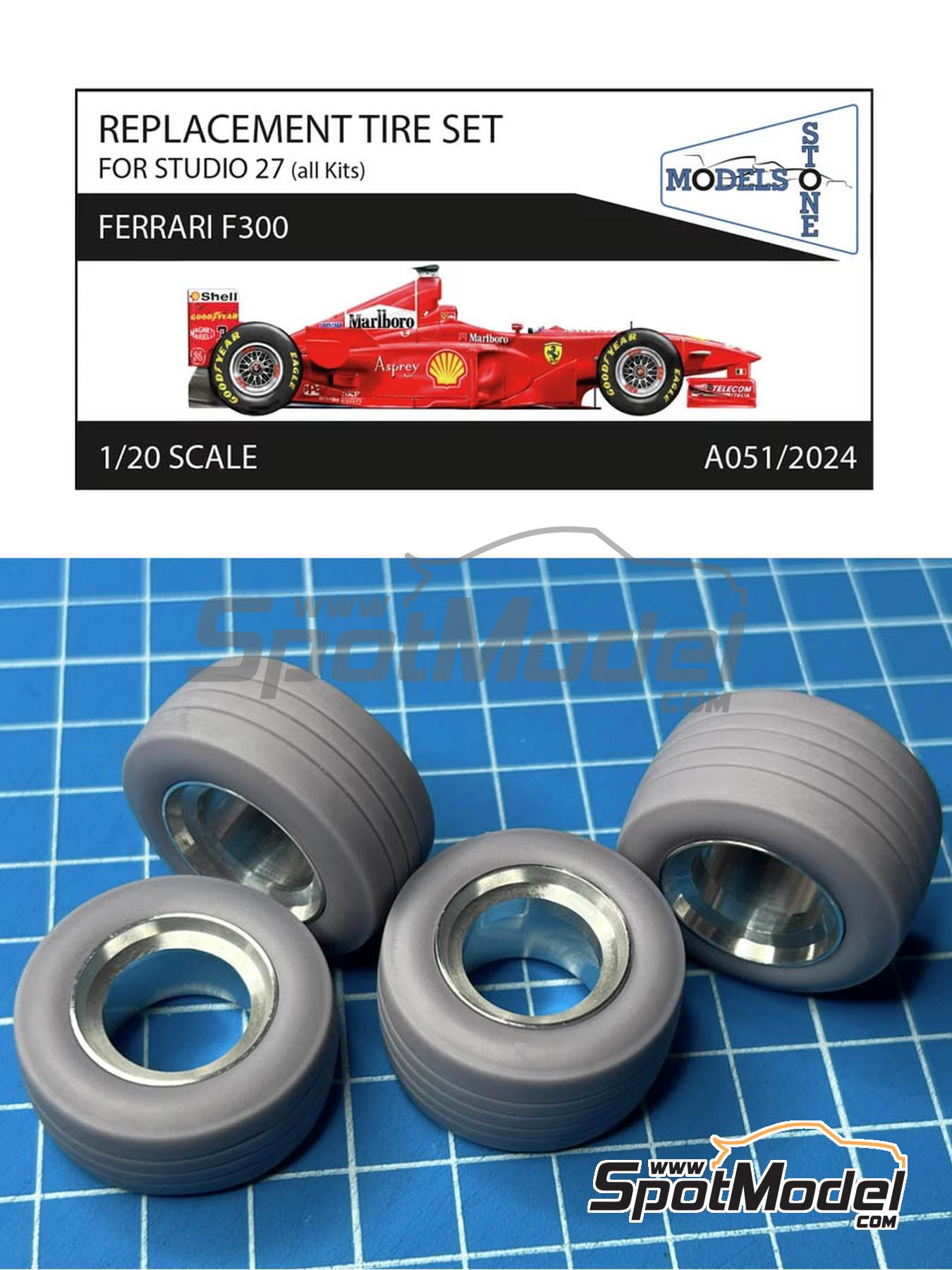Stone Models A051/2024: Tyre set 1/20 scale - Ferrari F300 (ref. A051 ...