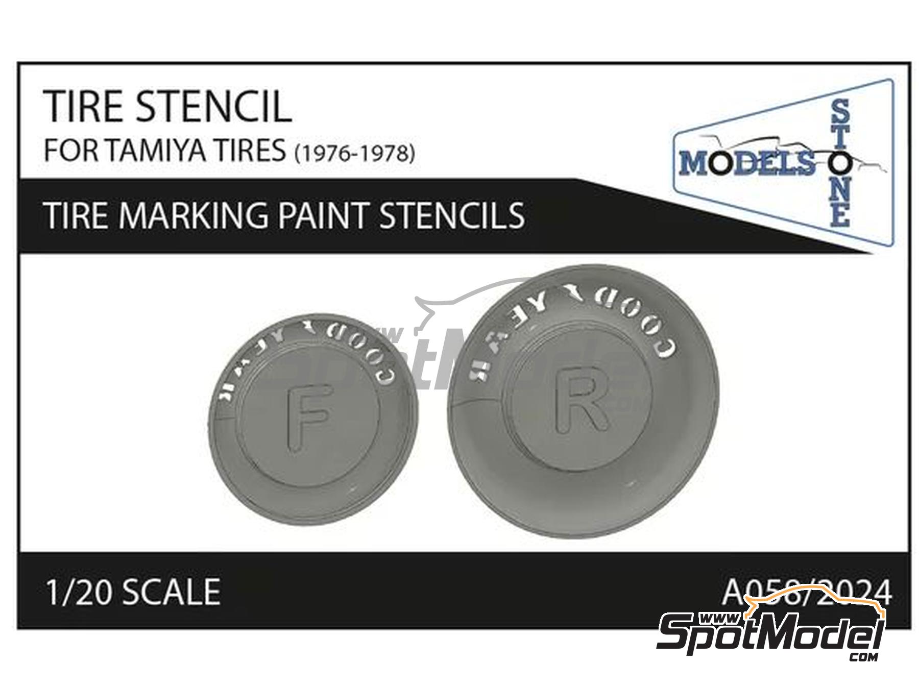 Stone Models A058/2024: Logotypes 1/20 scale - Goodyear Tire paint ...