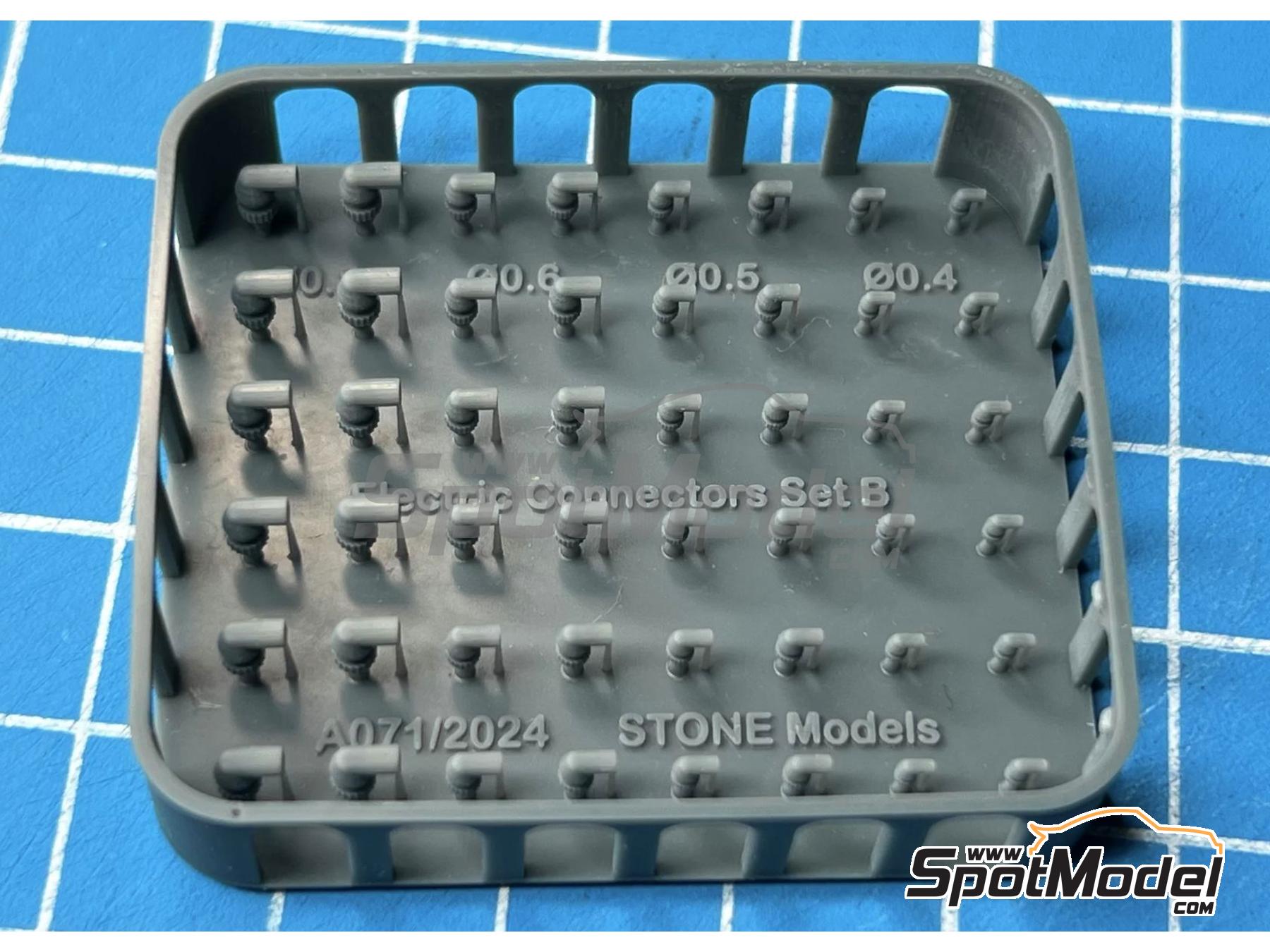 Stone Models A071/2024: Detail 1/20 scale - Electric Connectors - Set B ...