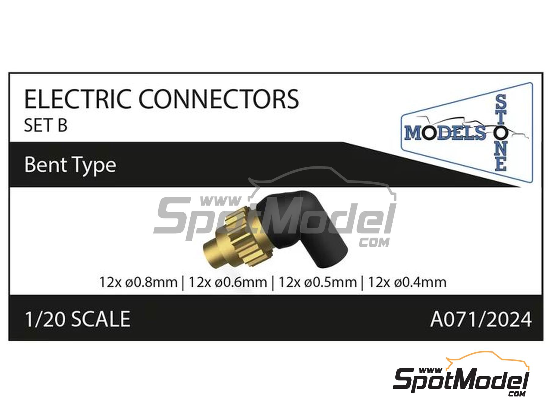 Stone Models A071/2024: Detail 1/20 scale - Electric Connectors - Set B ...