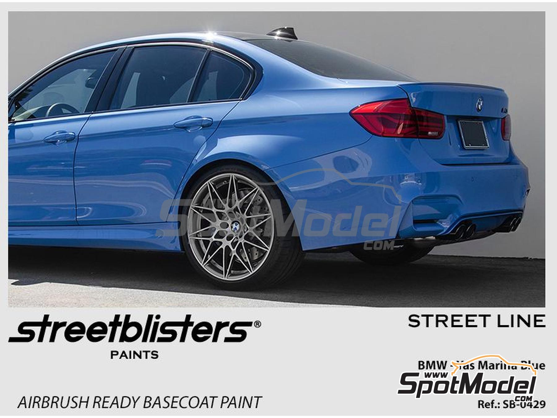 StreetBlisters SB30-0429: Paint for airbrush BMW Yas Marina Blue 1 x ...