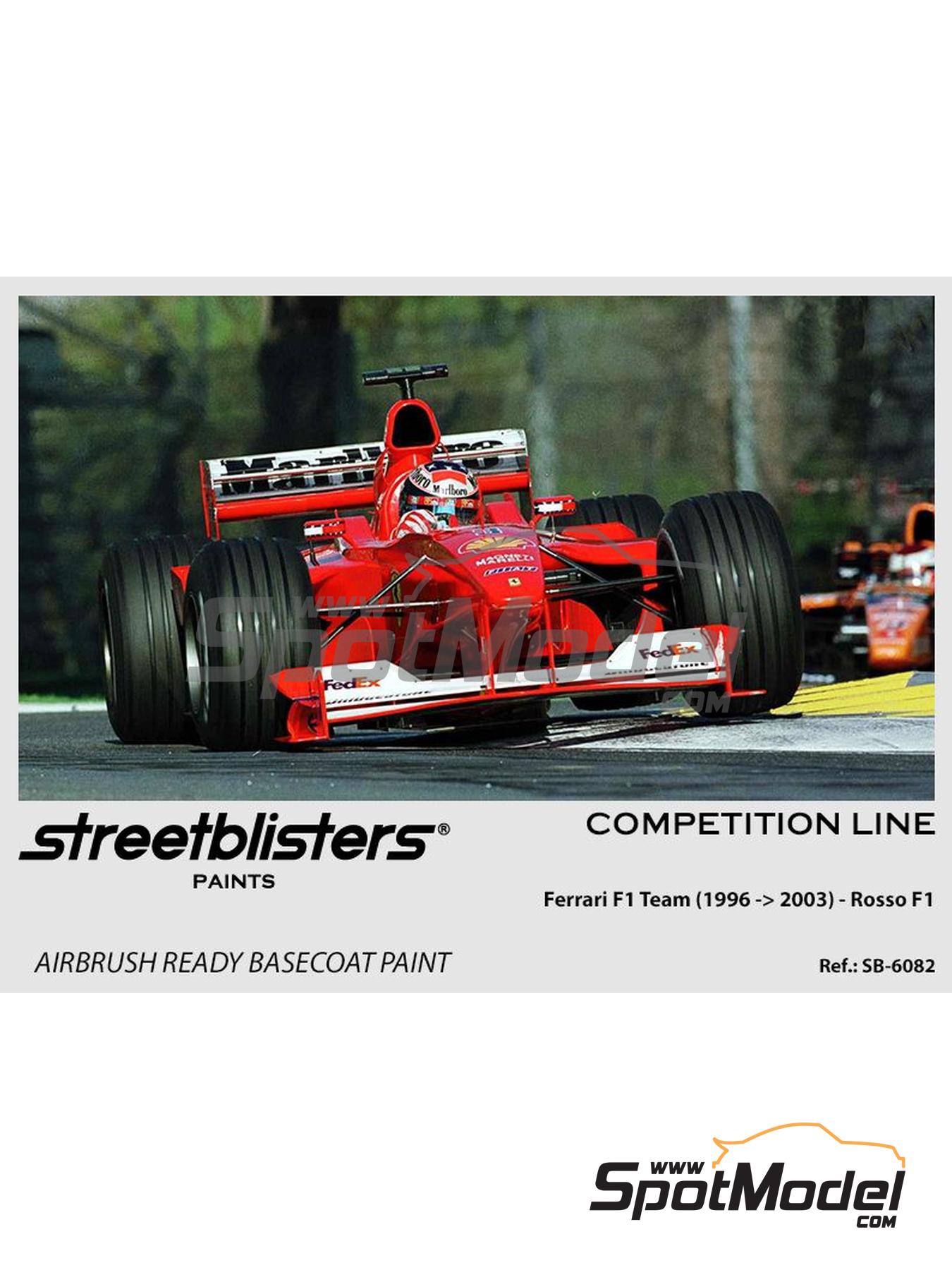 StreetBlisters SB30-6082: Paint for airbrush Ferrari F1 Team 1996 ...