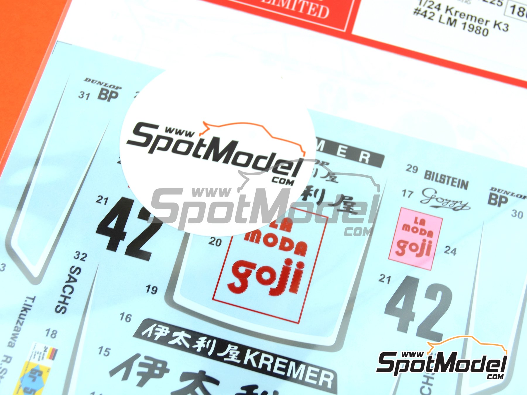 Studio27 DC1225: Marking / livery 1/24 scale - Porsche Kremer 935 K3 ...