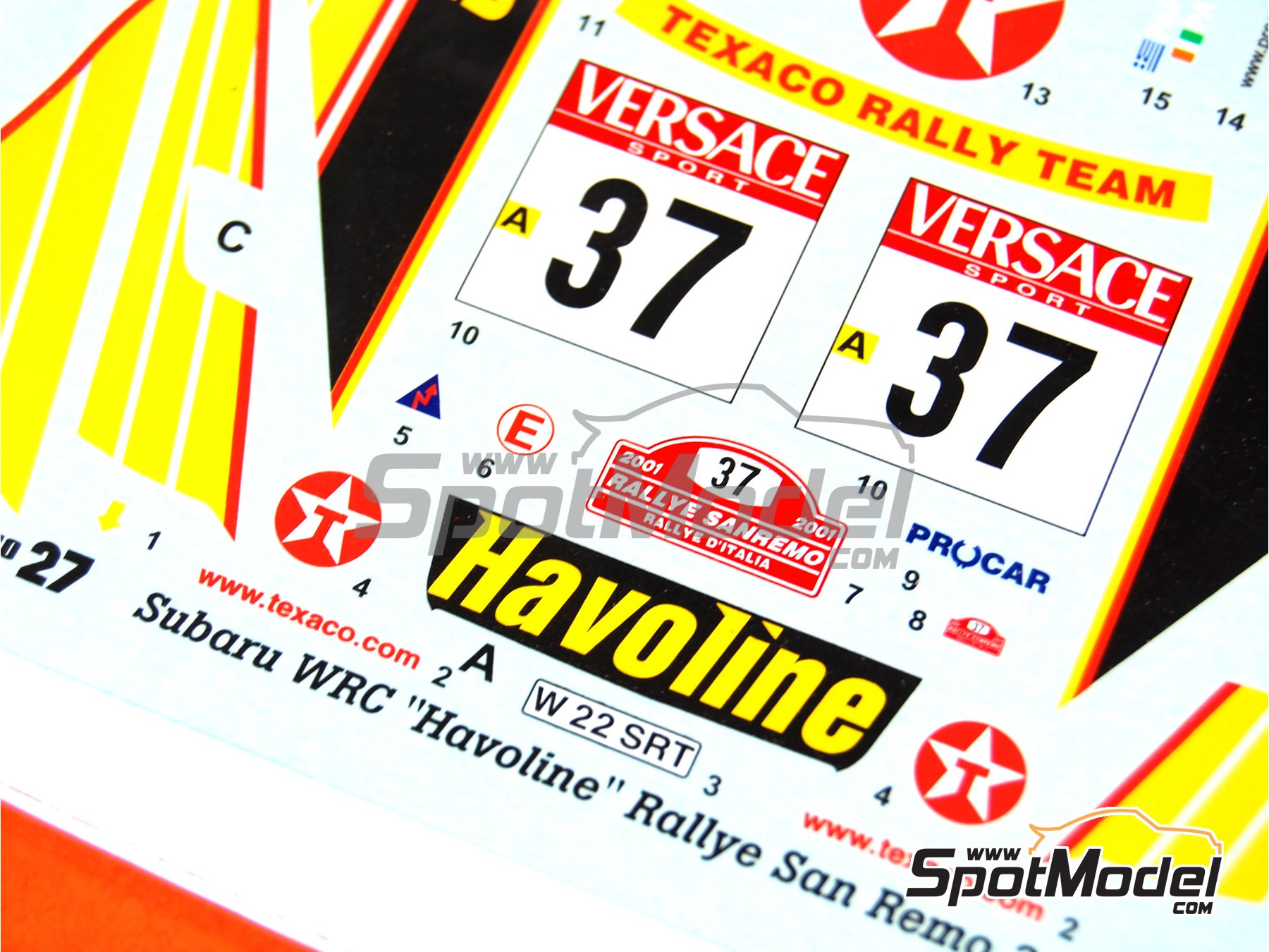 Studio27 DC517C: Marking / livery 1/24 scale - Subaru Impreza WRC ...