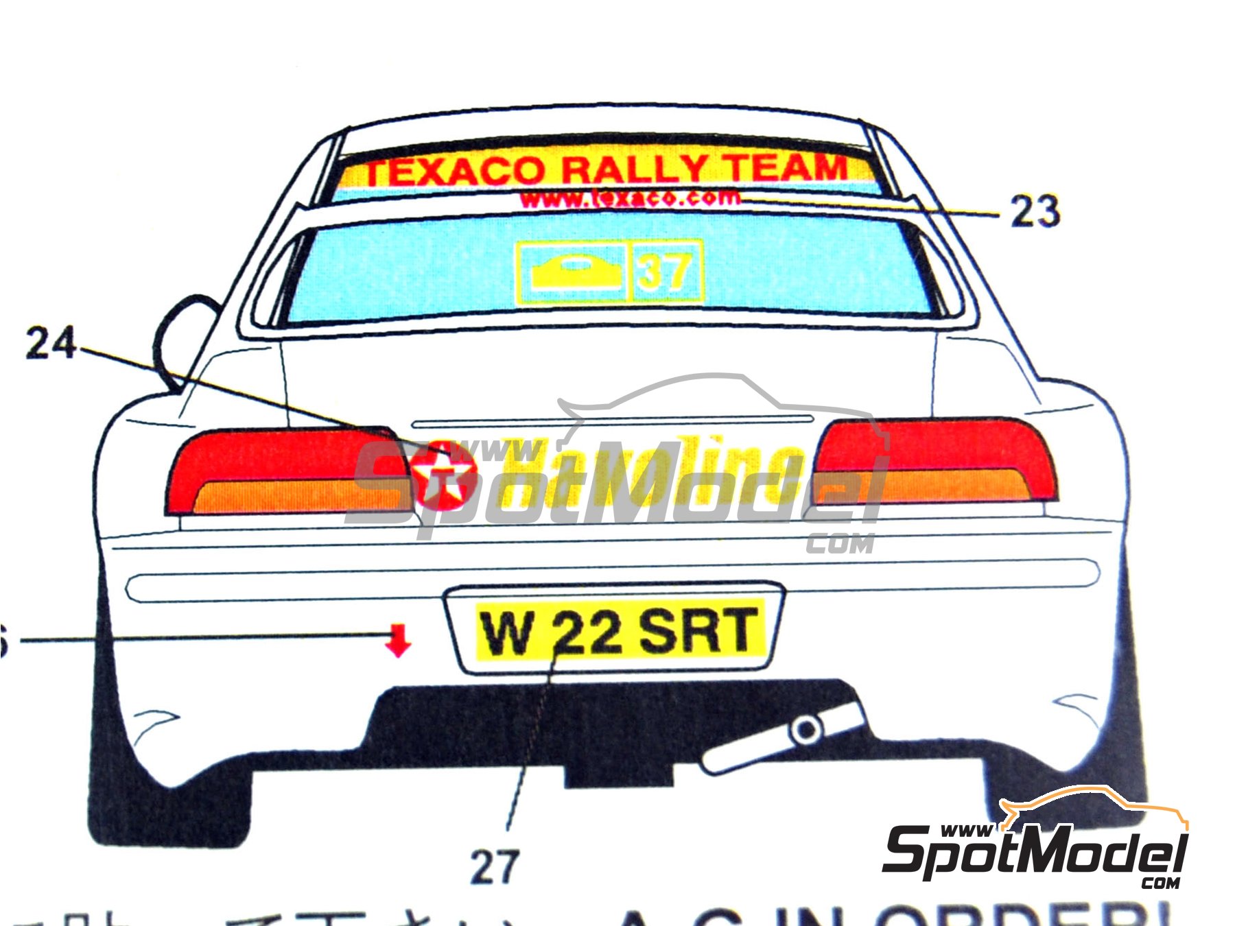 Studio27 DC517C: Marking / livery 1/24 scale - Subaru Impreza WRC ...