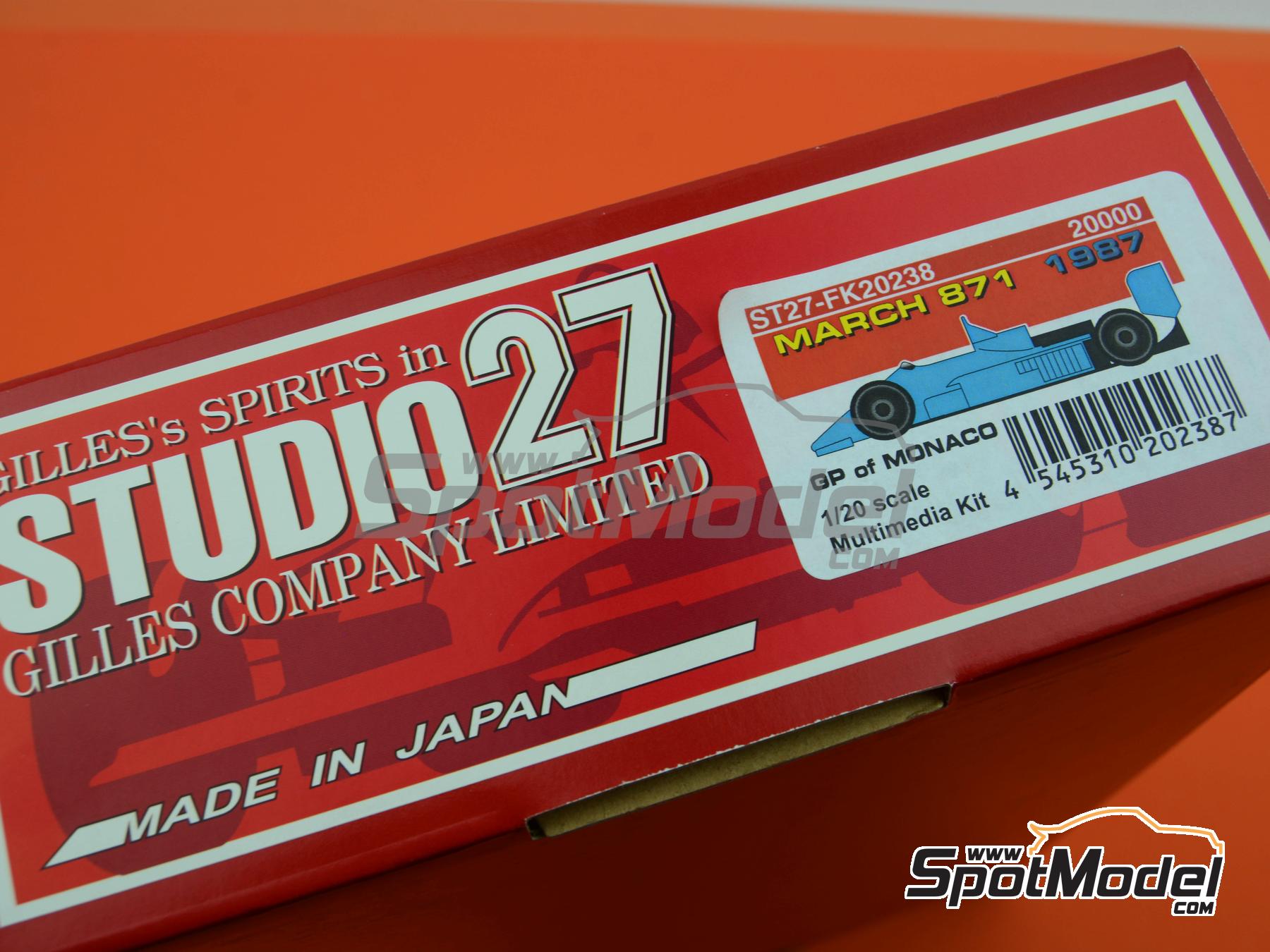 Studio27 FK20238: Car scale model kit 1/20 scale - Leyton House March ...