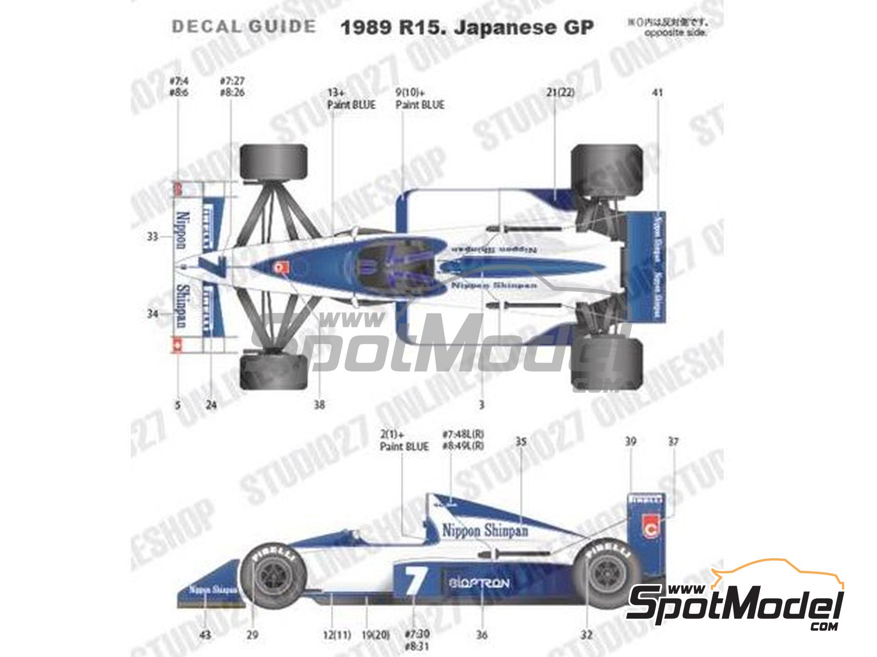 Studio27 FK20332: Car scale model kit 1/20 scale - Brabham Judd BT58 ...