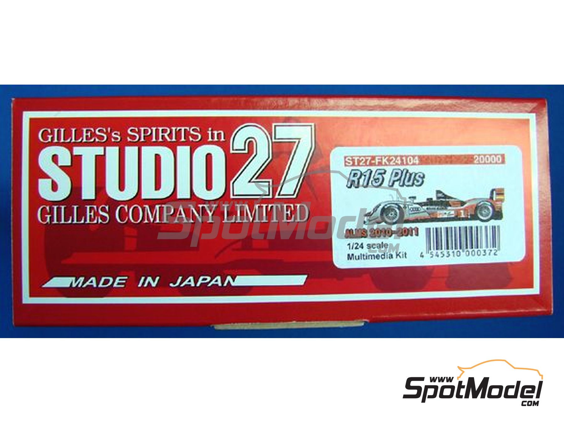 Studio27 FK24104: Car scale model kit 1/24 scale - Audi R15 Plus Audi ...