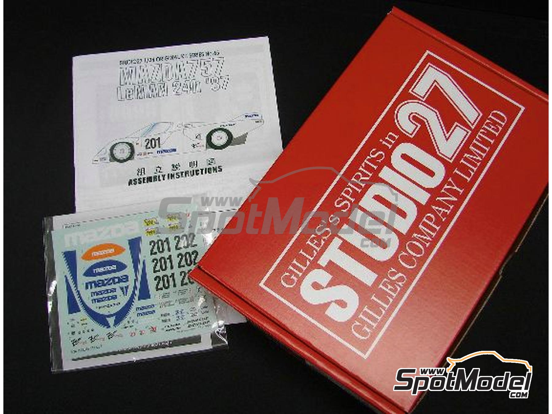 Studio27 FK2465: Car scale model kit 1/24 scale - Mazda 757 Mazdaspeed ...