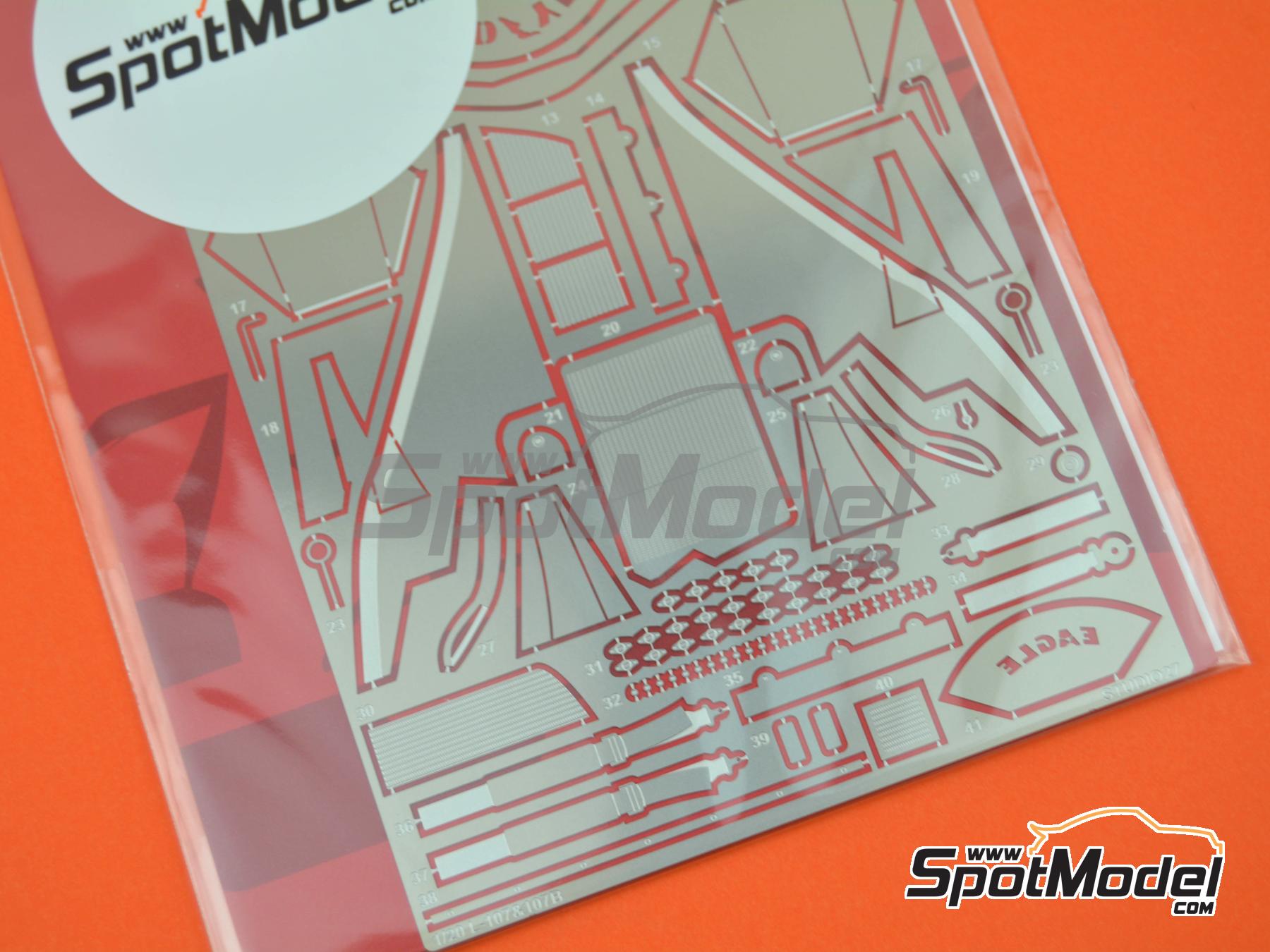 Studio27 FP20172: Detail up set 1/20 scale - Lotus Type 107 / 107B ...