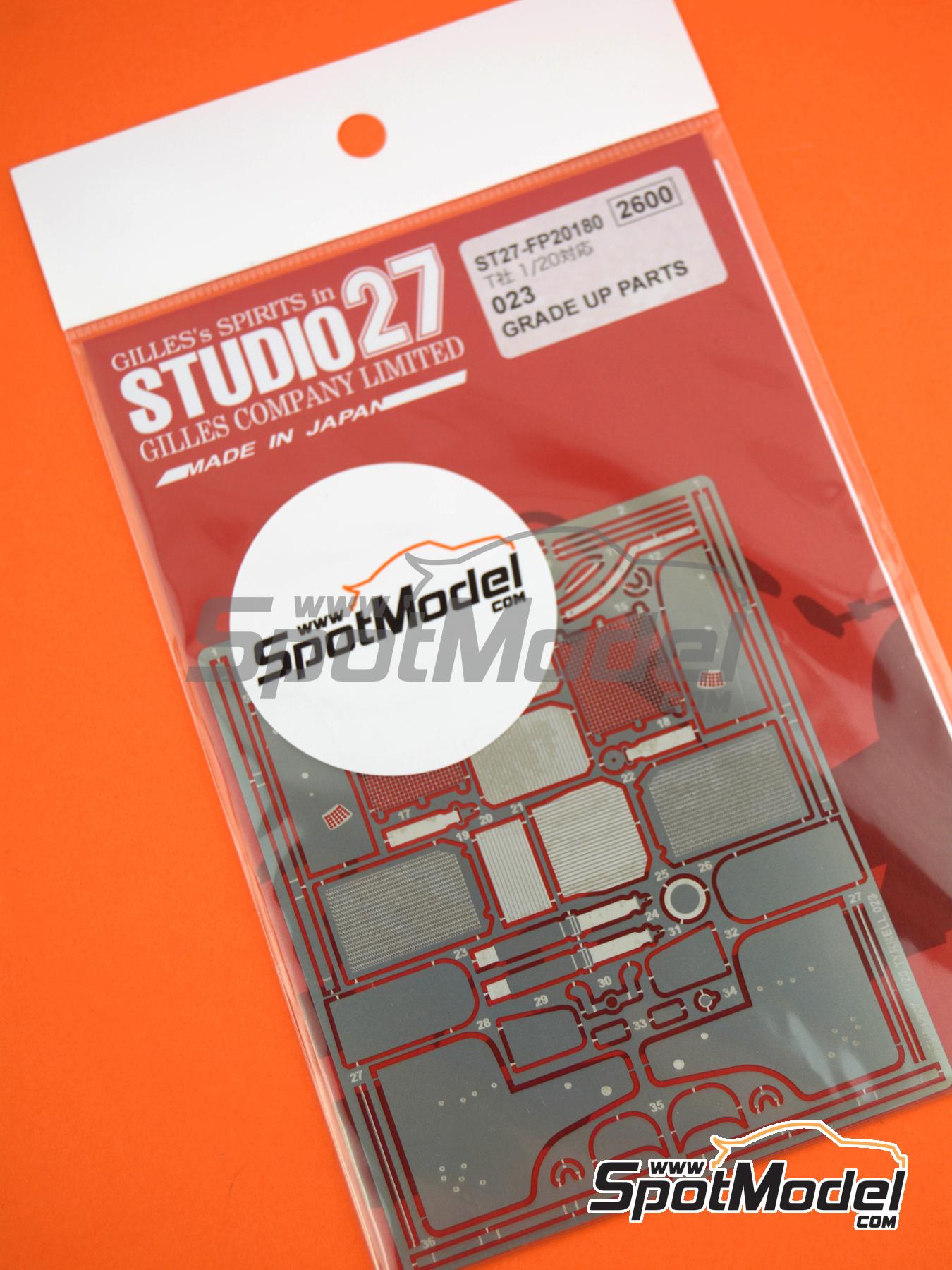 Studio27 FP20180: Detail up set 1/20 scale - Tyrrell Yamaha 023 - for ...