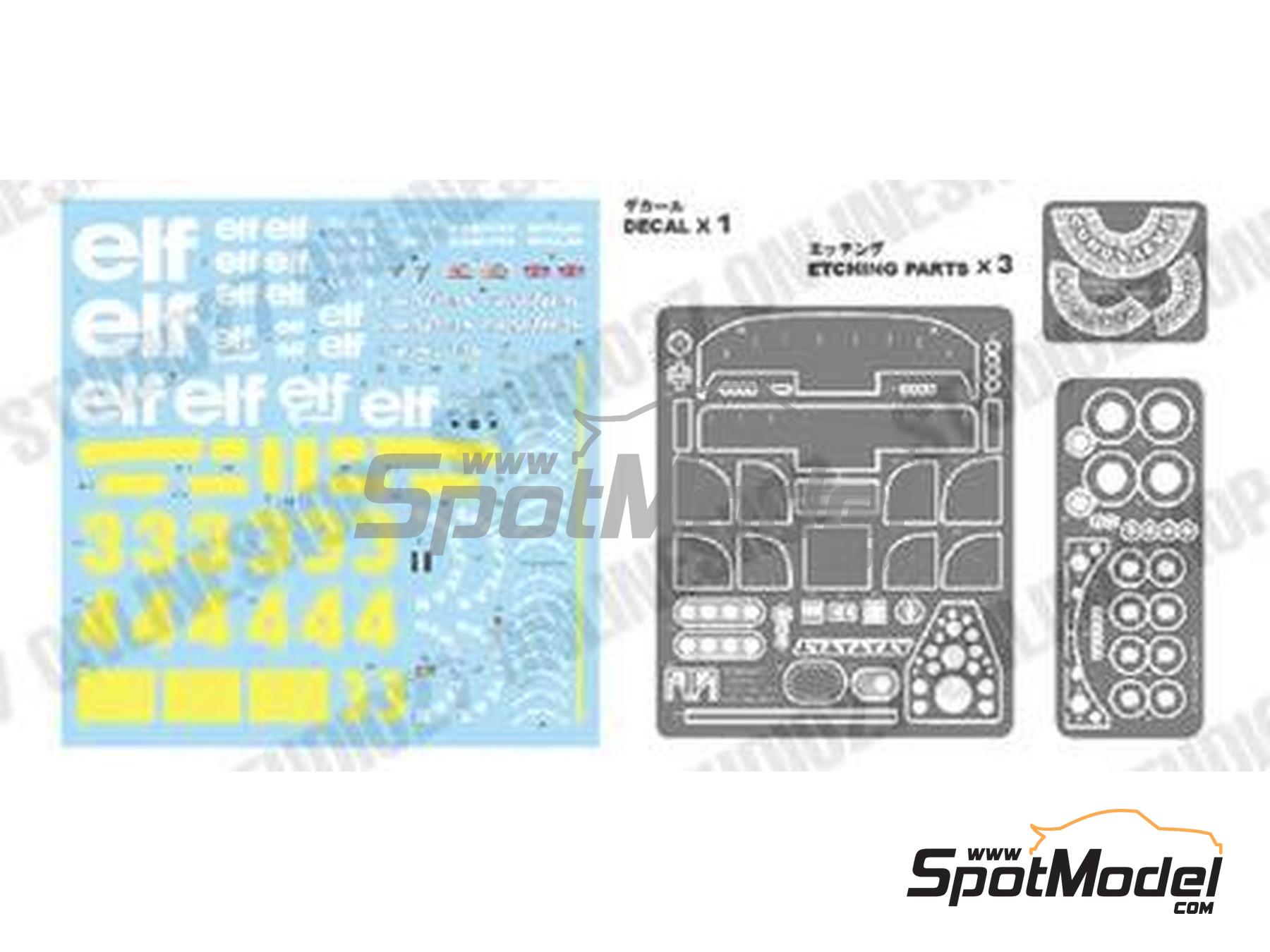 Studio27 TK2069: Transkit 1/20 scale - Tyrrell Ford P34 Tyrrell Racing ...