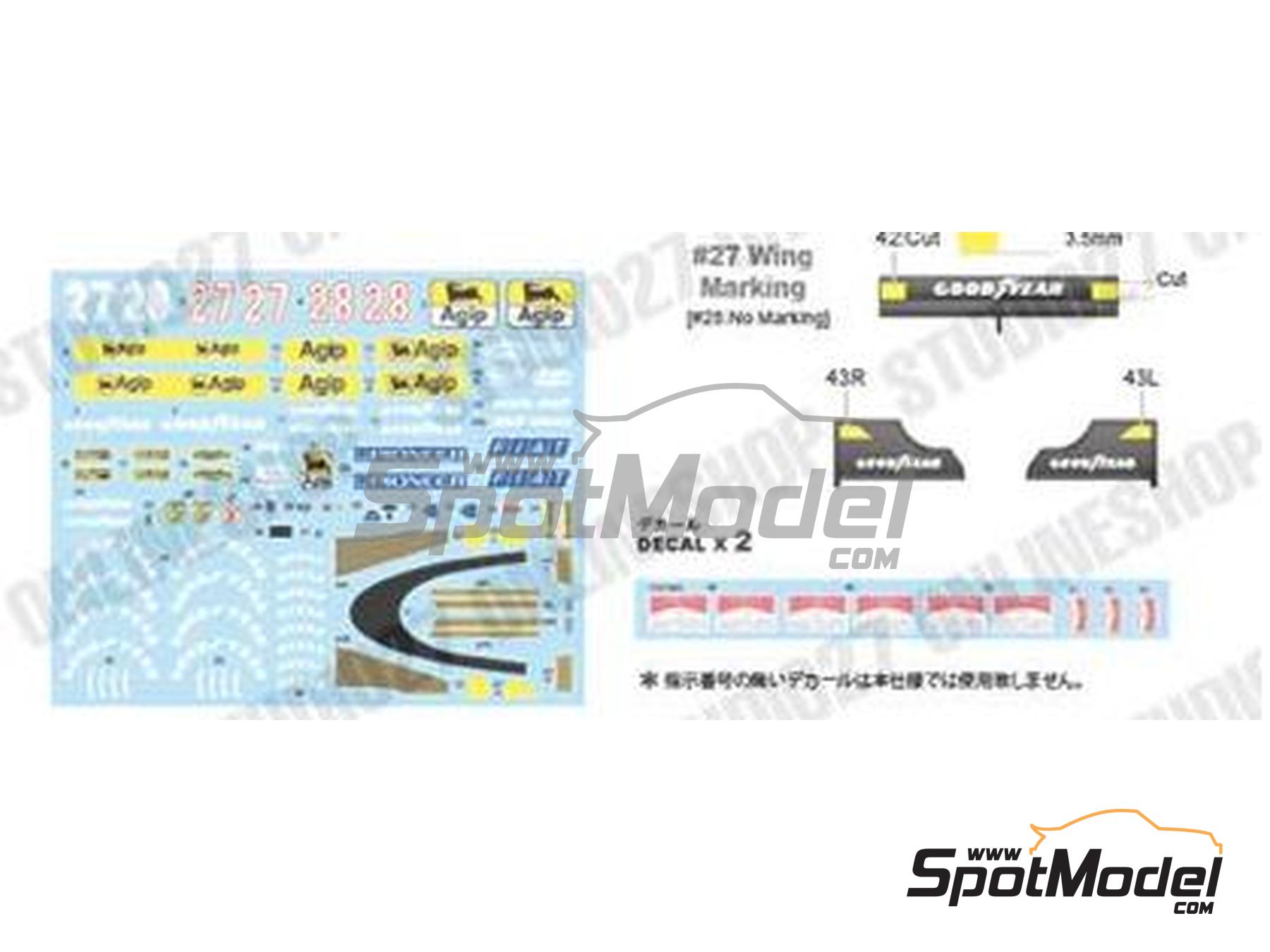Studio27 TK2077: Transkit 1/20 scale - Ferrari 643 Scuderia Ferrari ...