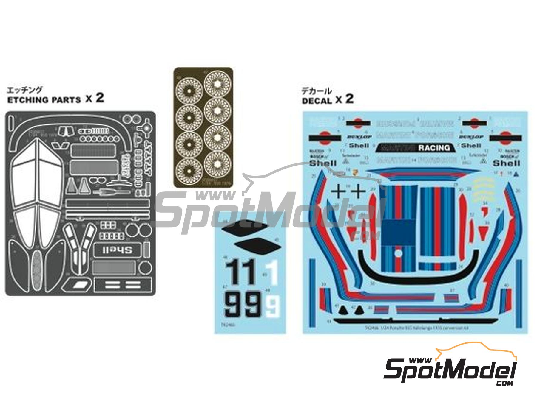 Studio27 TK2476: Marking / livery 1/24 scale - Porsche 935 Martini ...