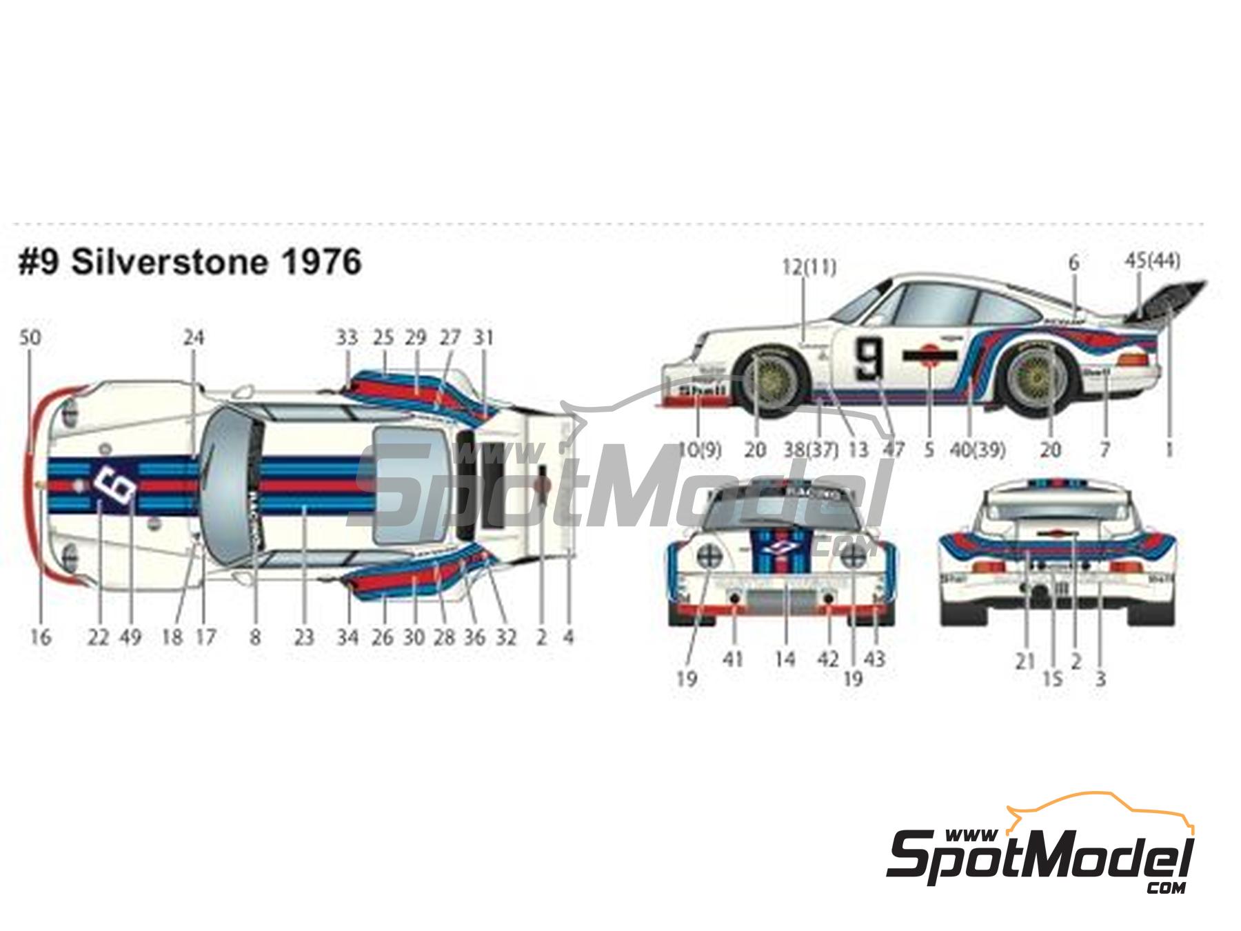 Studio27 TK2476: Marking / livery 1/24 scale - Porsche 935 Martini ...