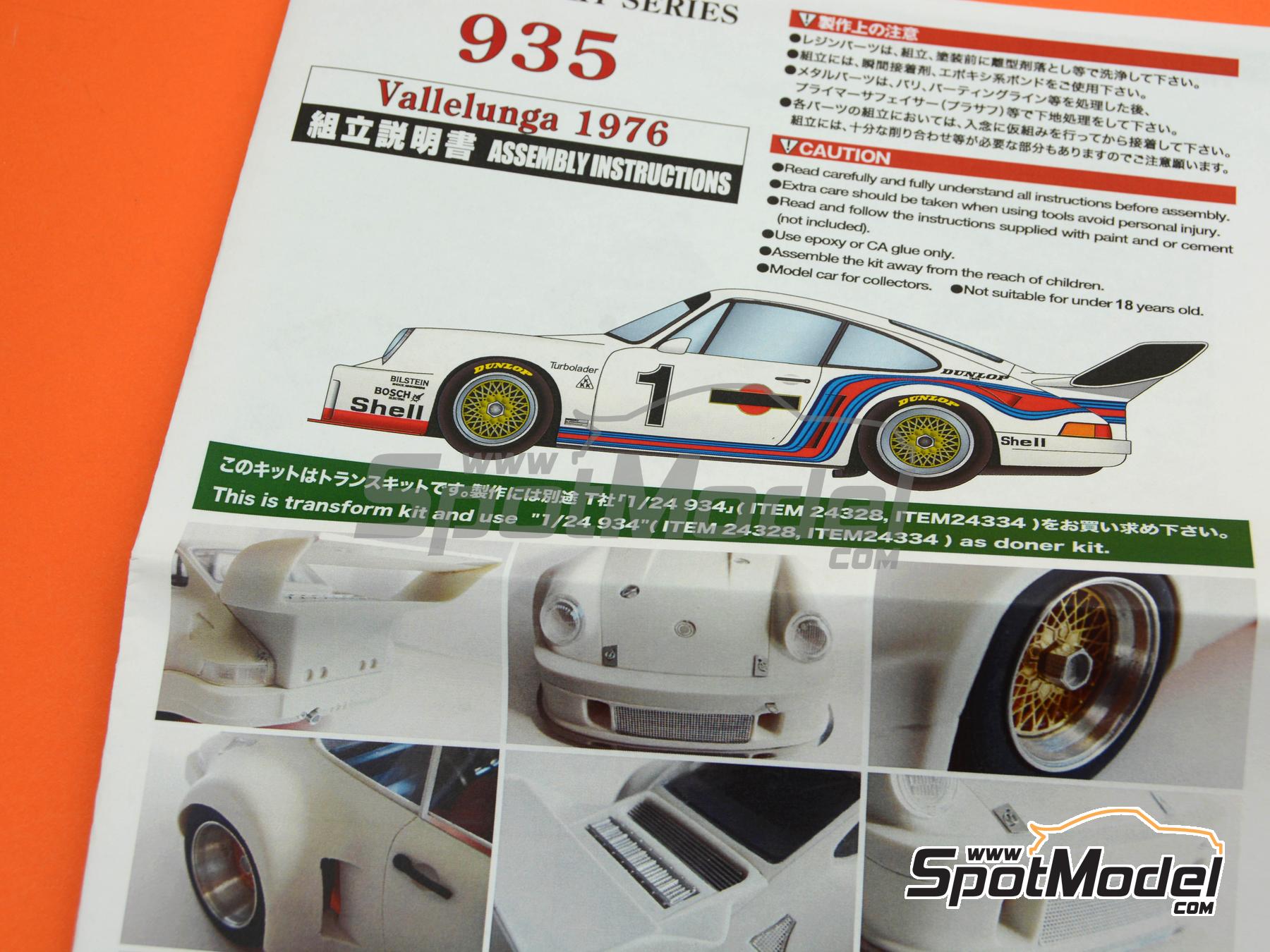 Studio27 TK2476: Marking / livery 1/24 scale - Porsche 935 Martini ...
