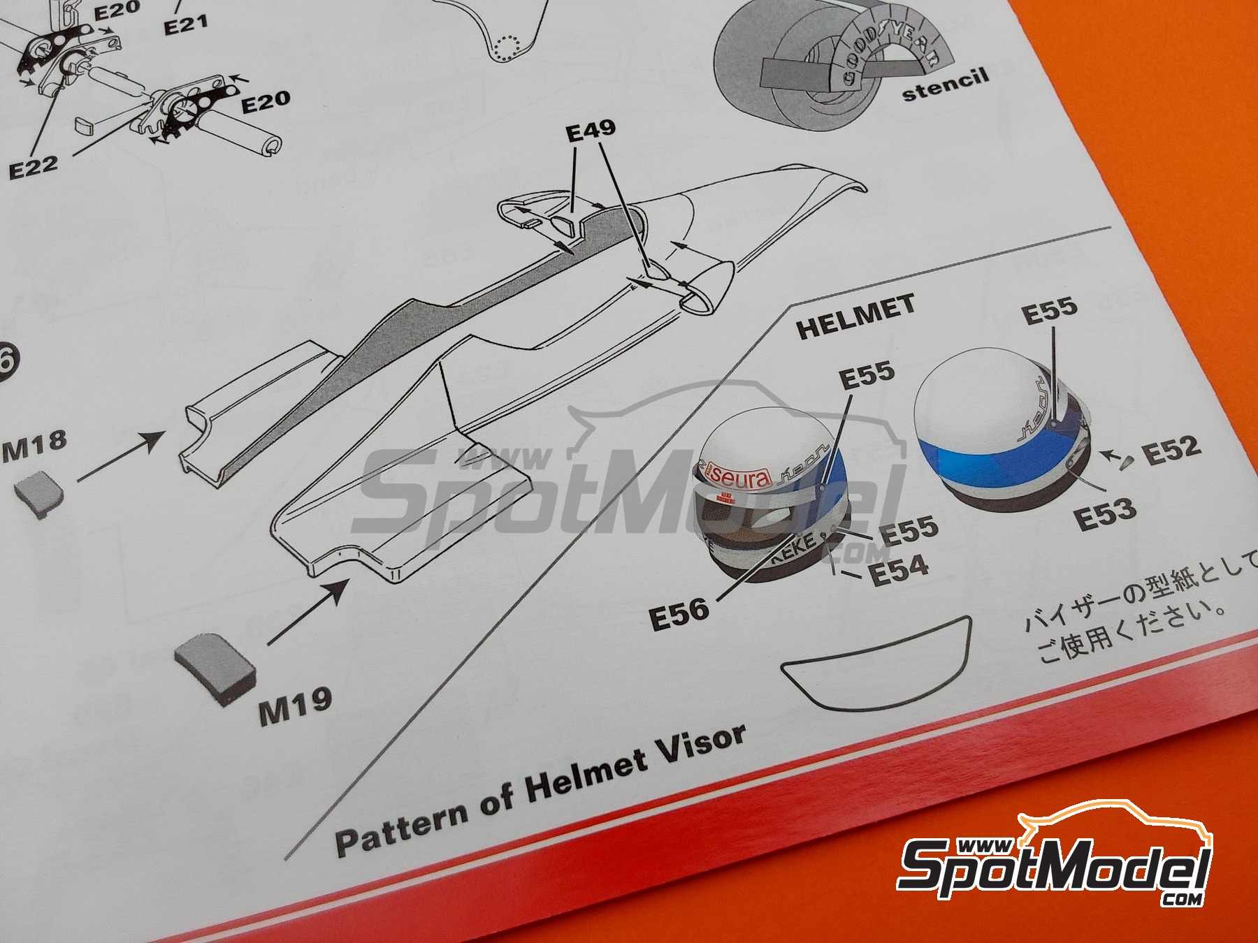 Studio27 TRK007: Car scale model kit 1/20 scale - Wolf Cosworth WR3 ...