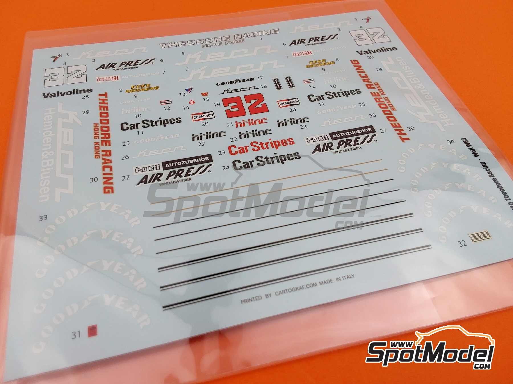 Studio27 TRK007: Car scale model kit 1/20 scale - Wolf Cosworth WR3 ...