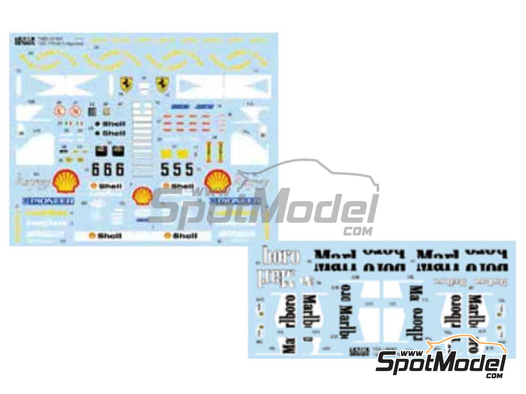 Tabu Design TABU20163: Marking / livery 1/20 scale - Ferrari F310B #5 ...