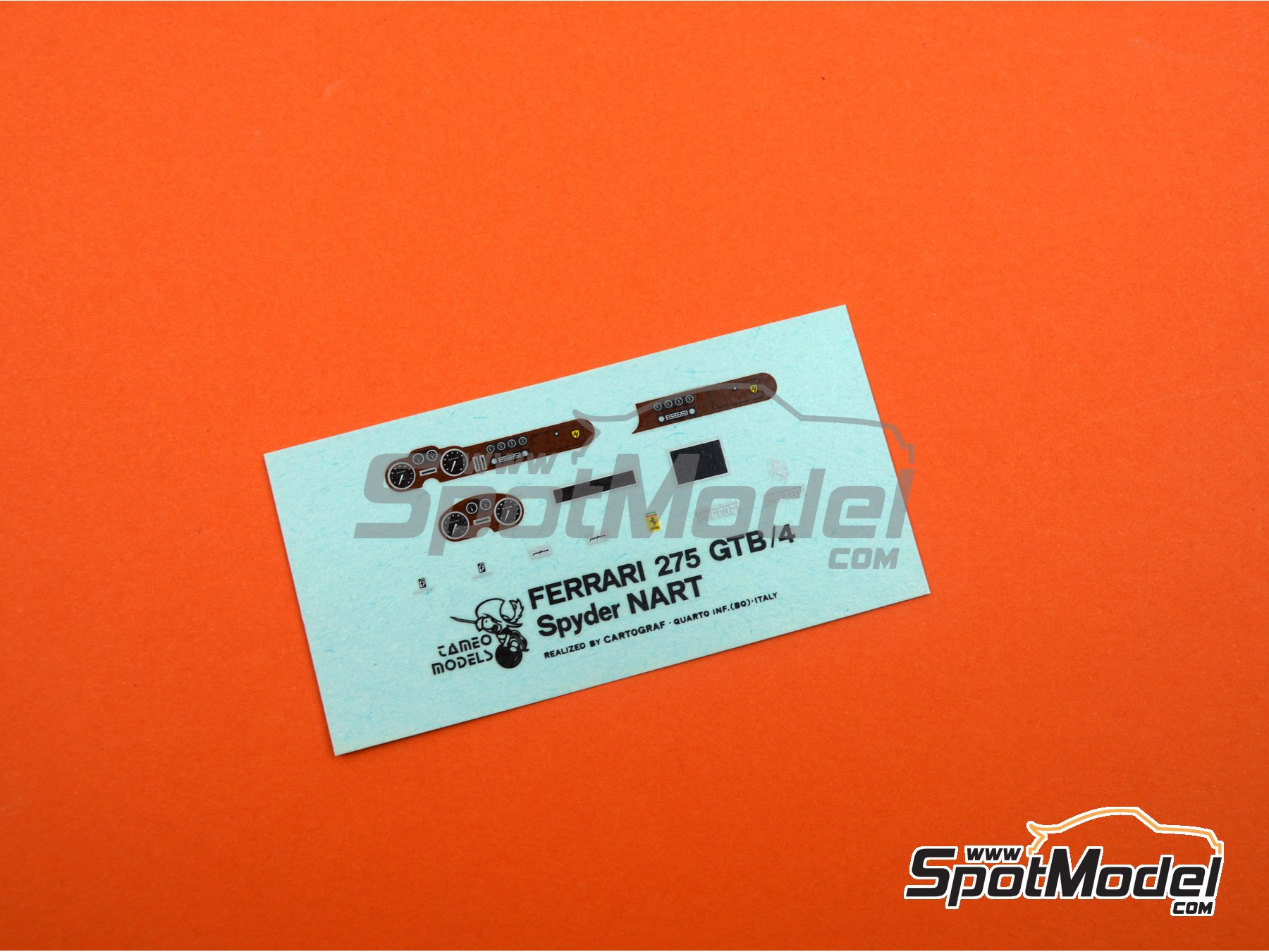 Tameo Kits DK001: Marking / livery 1/43 scale - Ferrari 275 GTB/4 ...