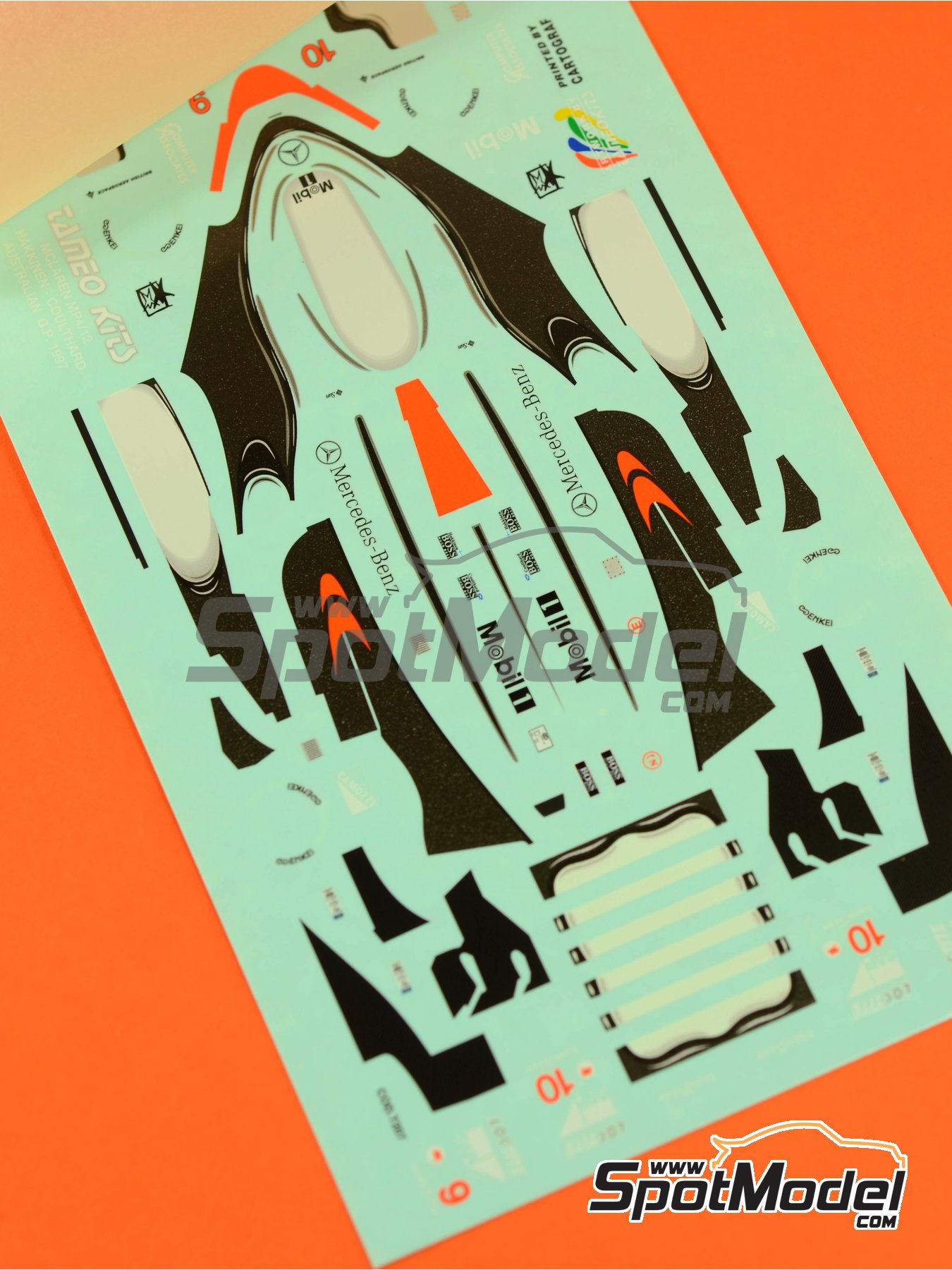 Tameo Kits DK238: Marking / livery 1/43 scale - McLaren Mercedes MP4/12 ...