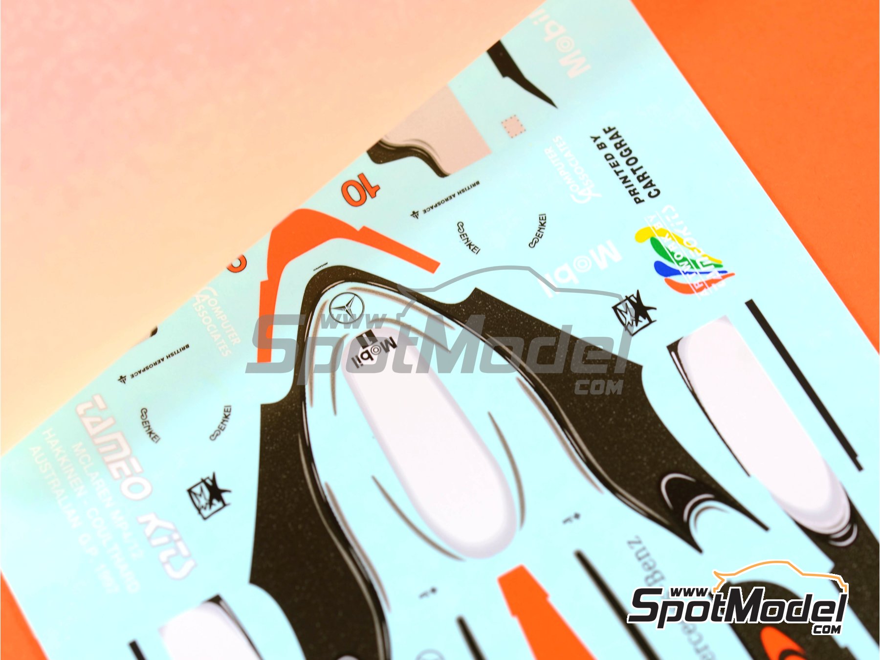 Tameo Kits DK238: Marking / livery 1/43 scale - McLaren Mercedes MP4/12 ...