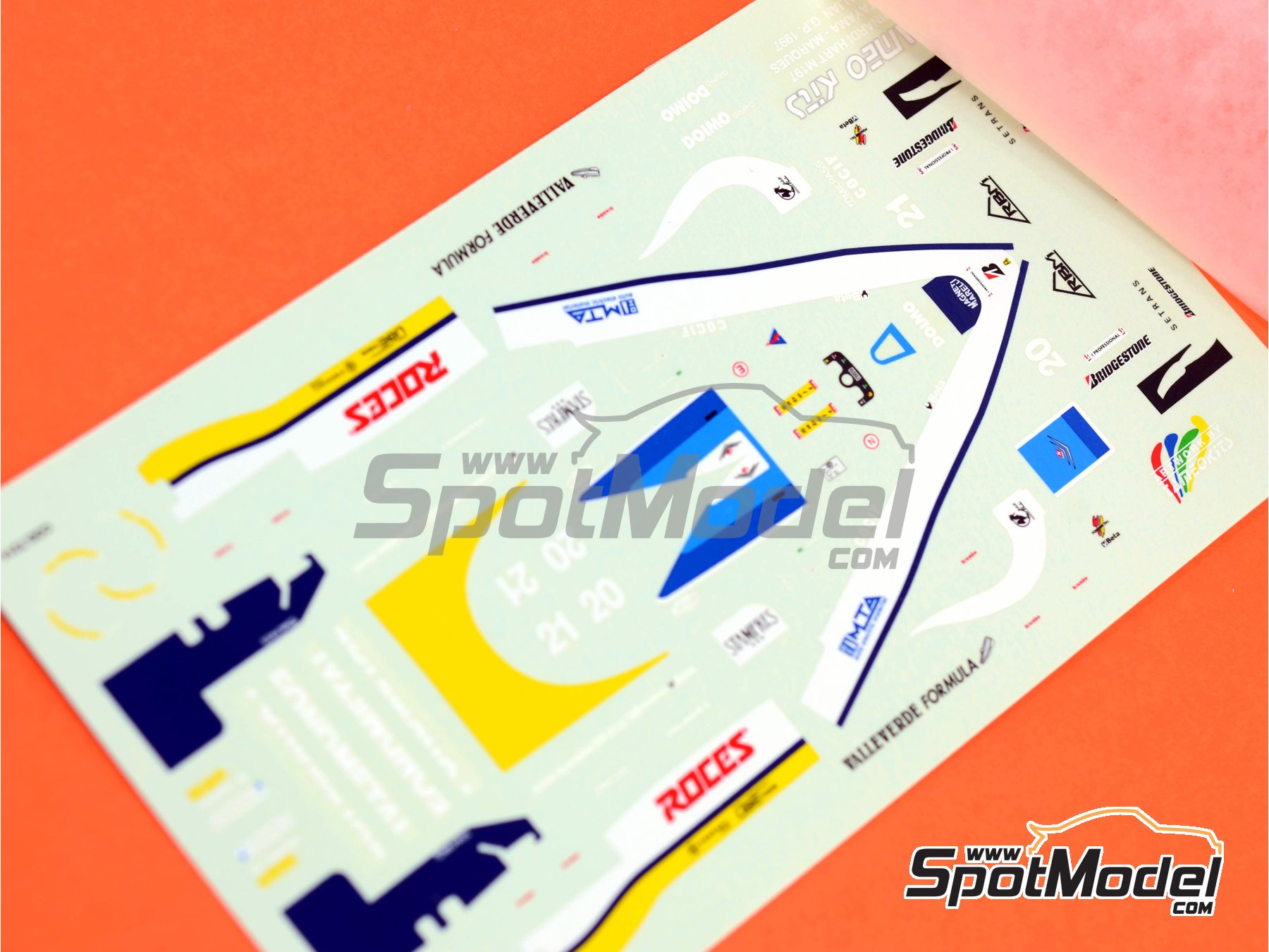Tameo Kits DK245: Marking / livery 1/43 scale - Minardi Hart M197 ...