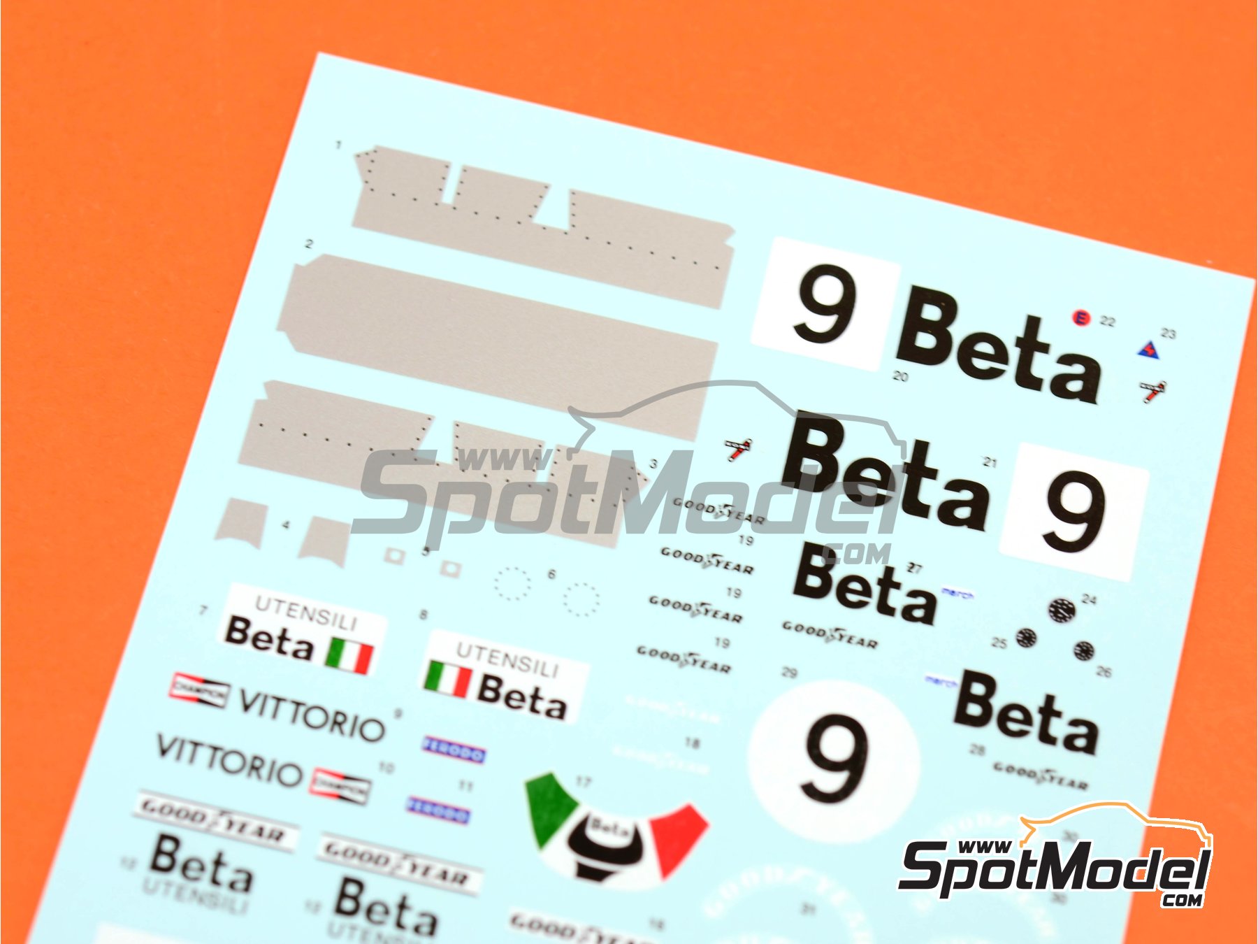 Tameo Kits DK313: Marking / livery 1/43 scale - March Ford 751 Beta ...