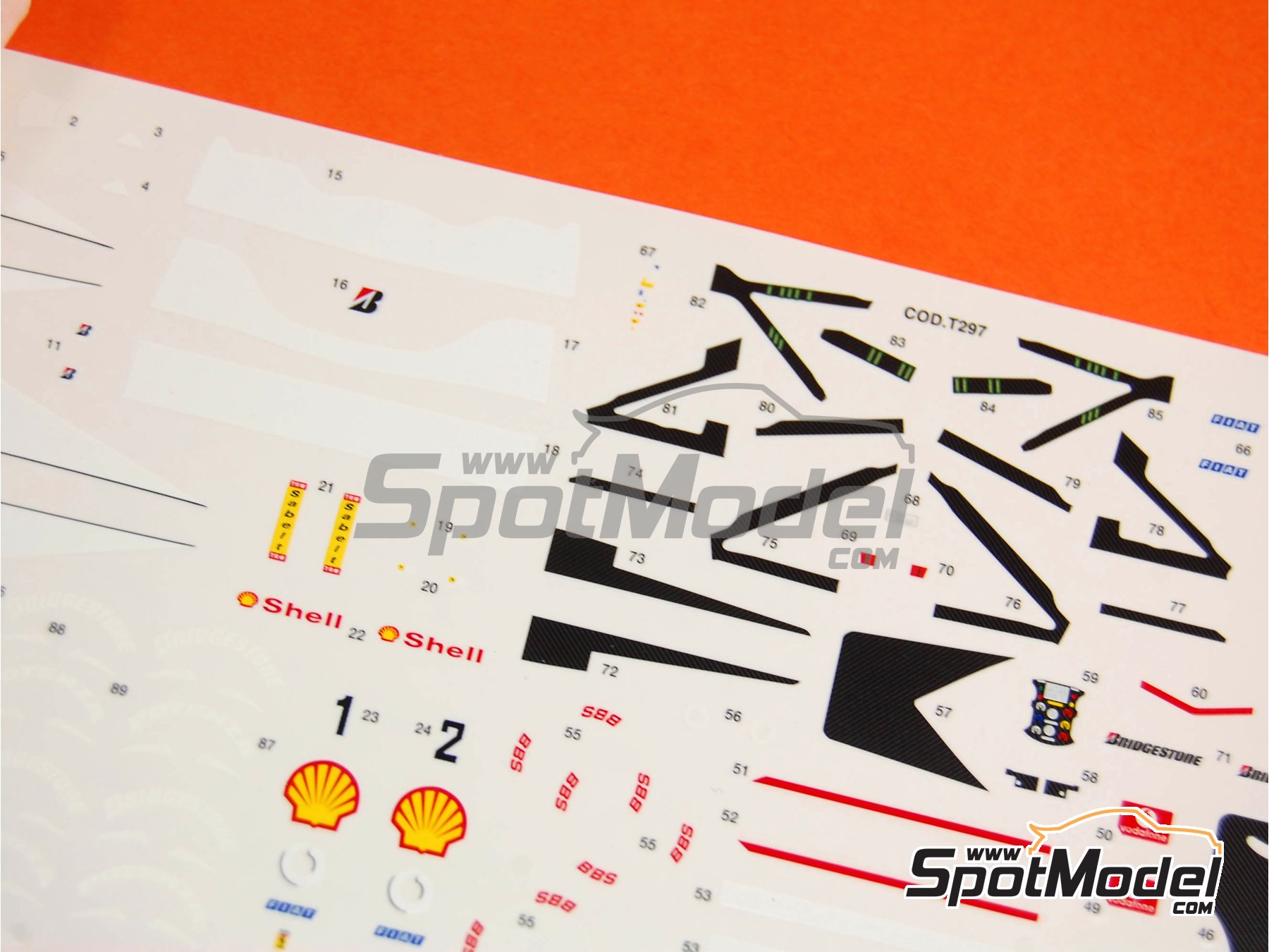 Tameo Kits DK317: Marking / livery 1/43 scale - Ferrari F2002 Scuderia ...
