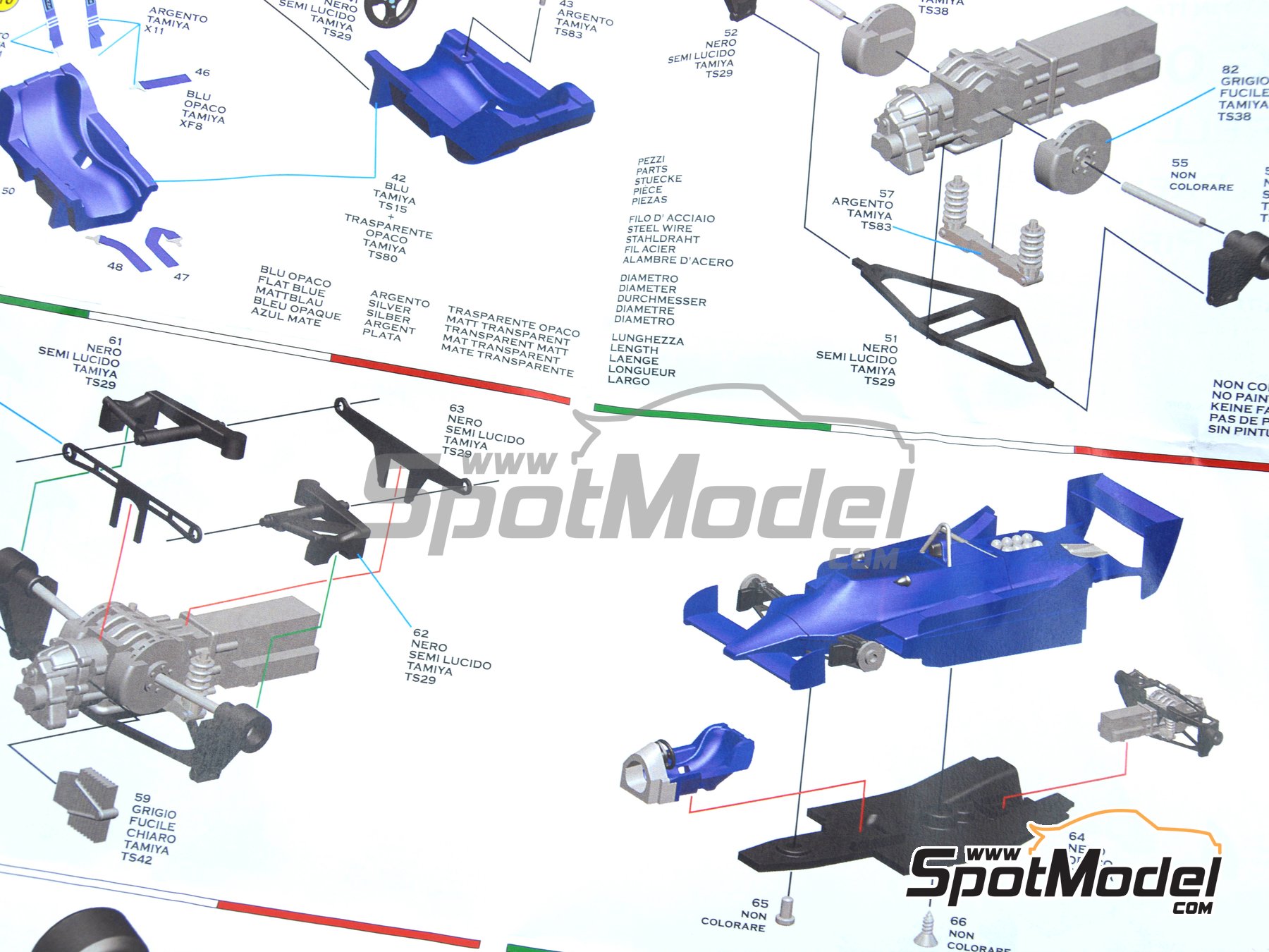 Tameo Kits MTG001: Car scale model kit 1/43 scale - Tyrrell Ford 009 ...