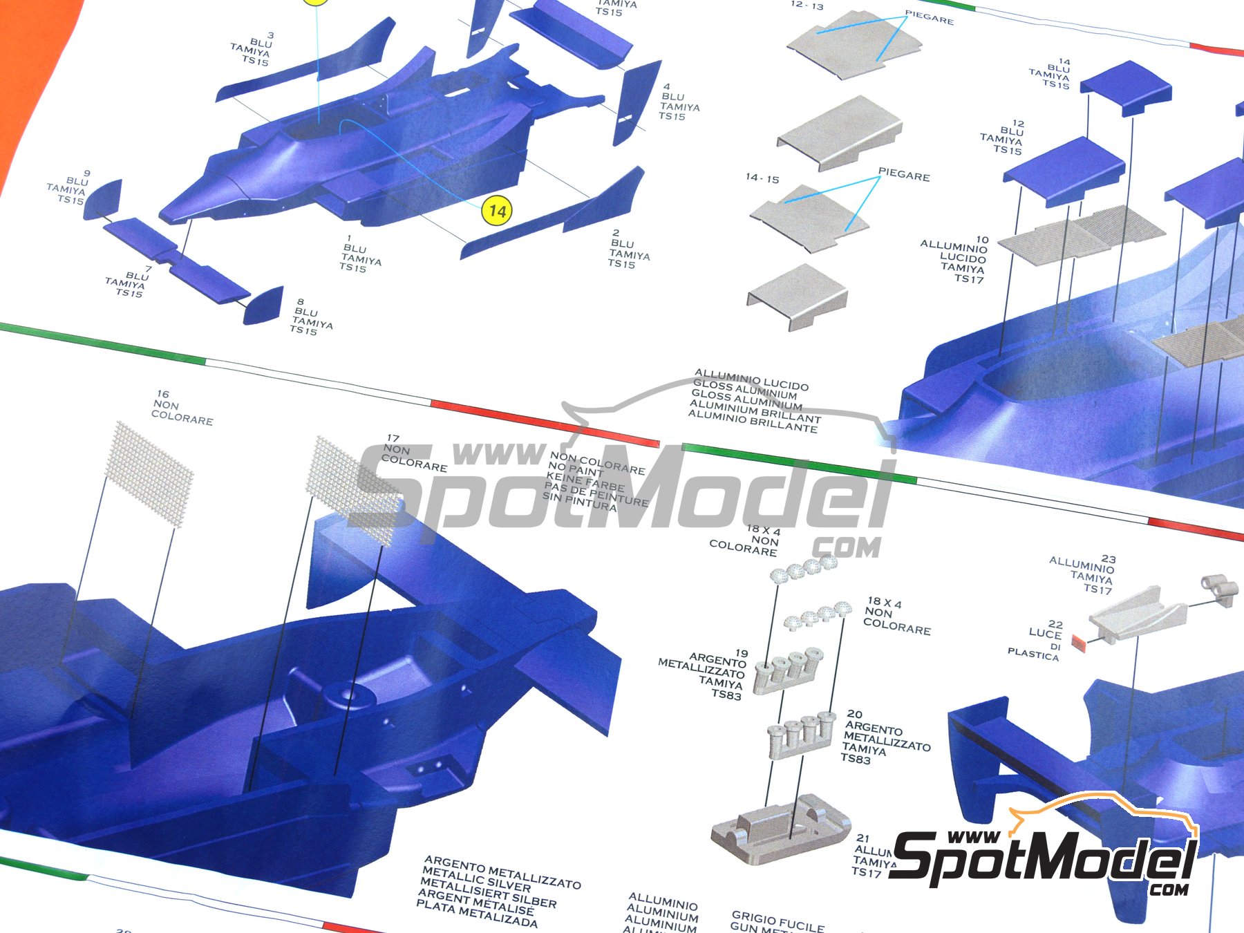 Tameo Kits MTG001: Car scale model kit 1/43 scale - Tyrrell Ford 009 ...