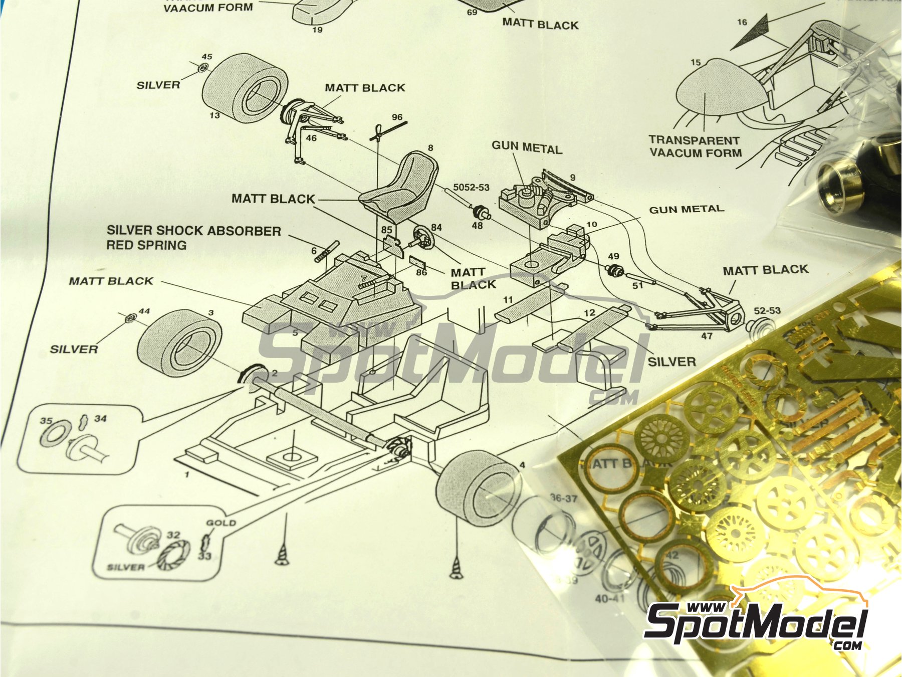 Tameo Kits SLK004: Car scale model kit 1/43 scale - Ferrari 333 SP ...