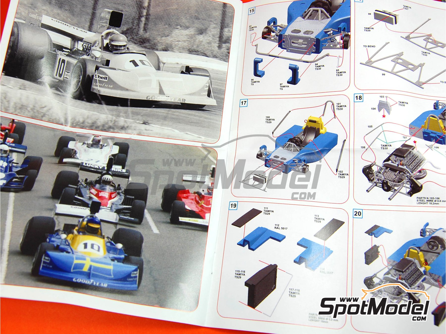 Tameo Kits SLK066: Car scale model kit 1/43 scale - March Ford 761 ...